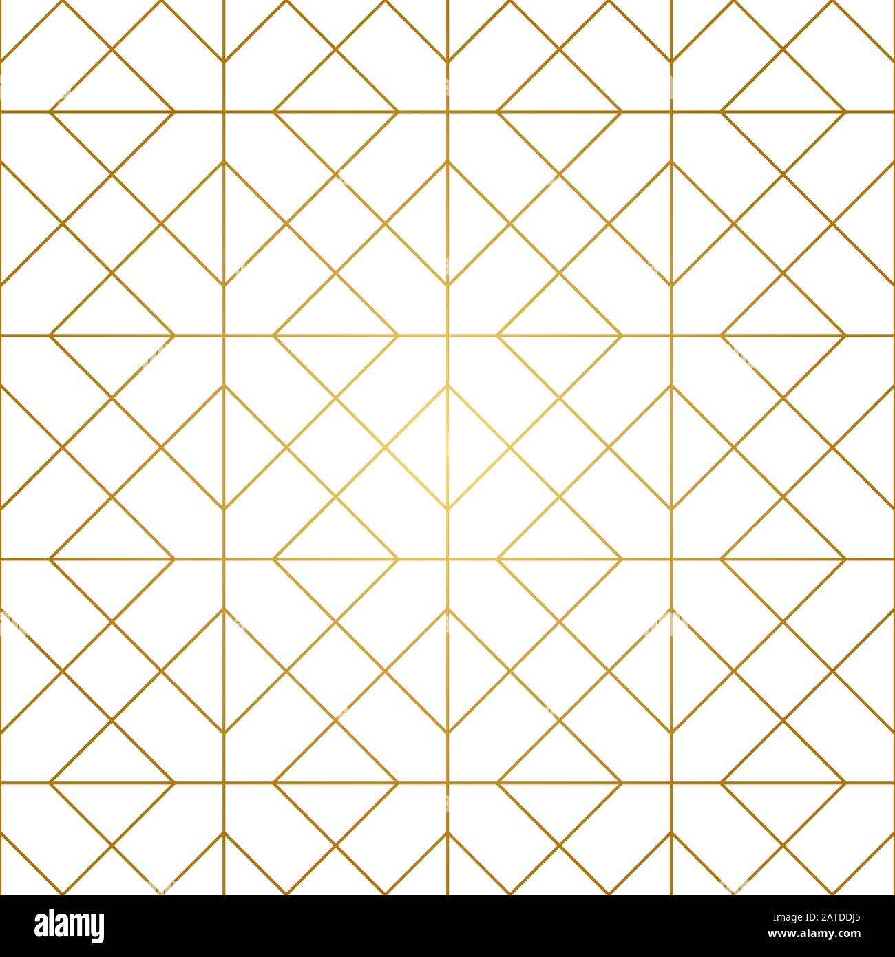 Seamless geometric pattern. Golden lines on white background. Texture ...