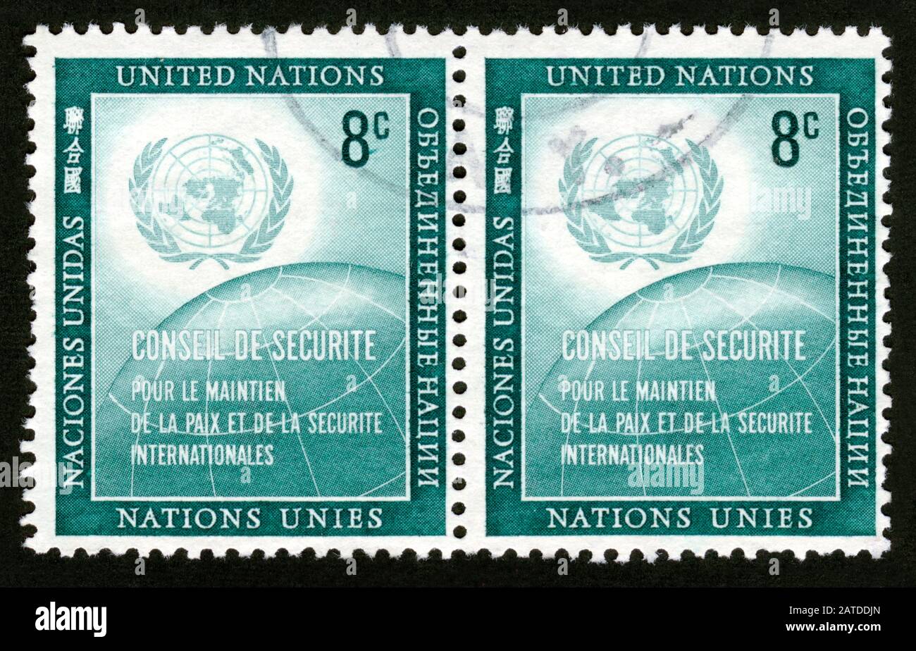 United nations stamps hi-res stock photography and images - Alamy