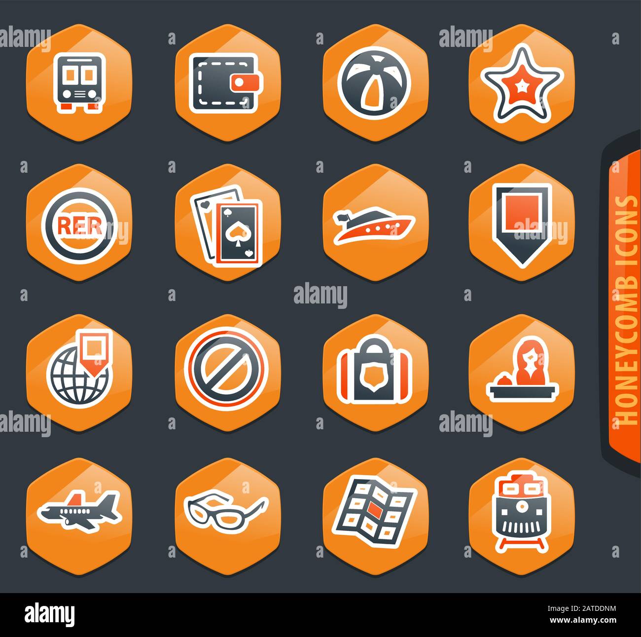 Travel icons set Stock Vector Image & Art - Alamy