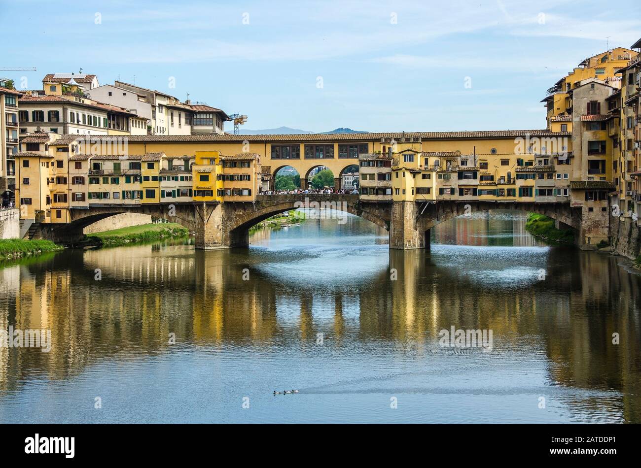 Ponte Vecchio over Arno river in Florence, Italy Stock Photo - Alamy