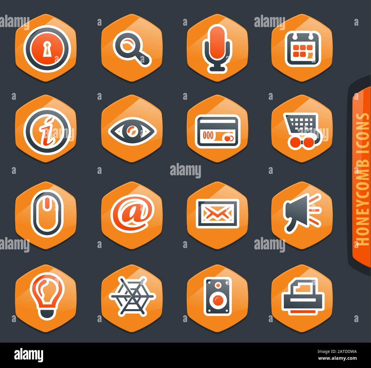 User interface icons set Stock Vector Image & Art - Alamy
