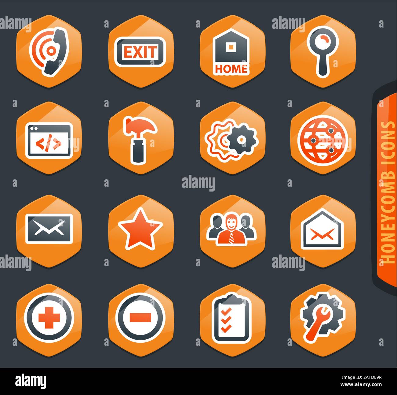 Web tools icons set Stock Vector Image & Art - Alamy