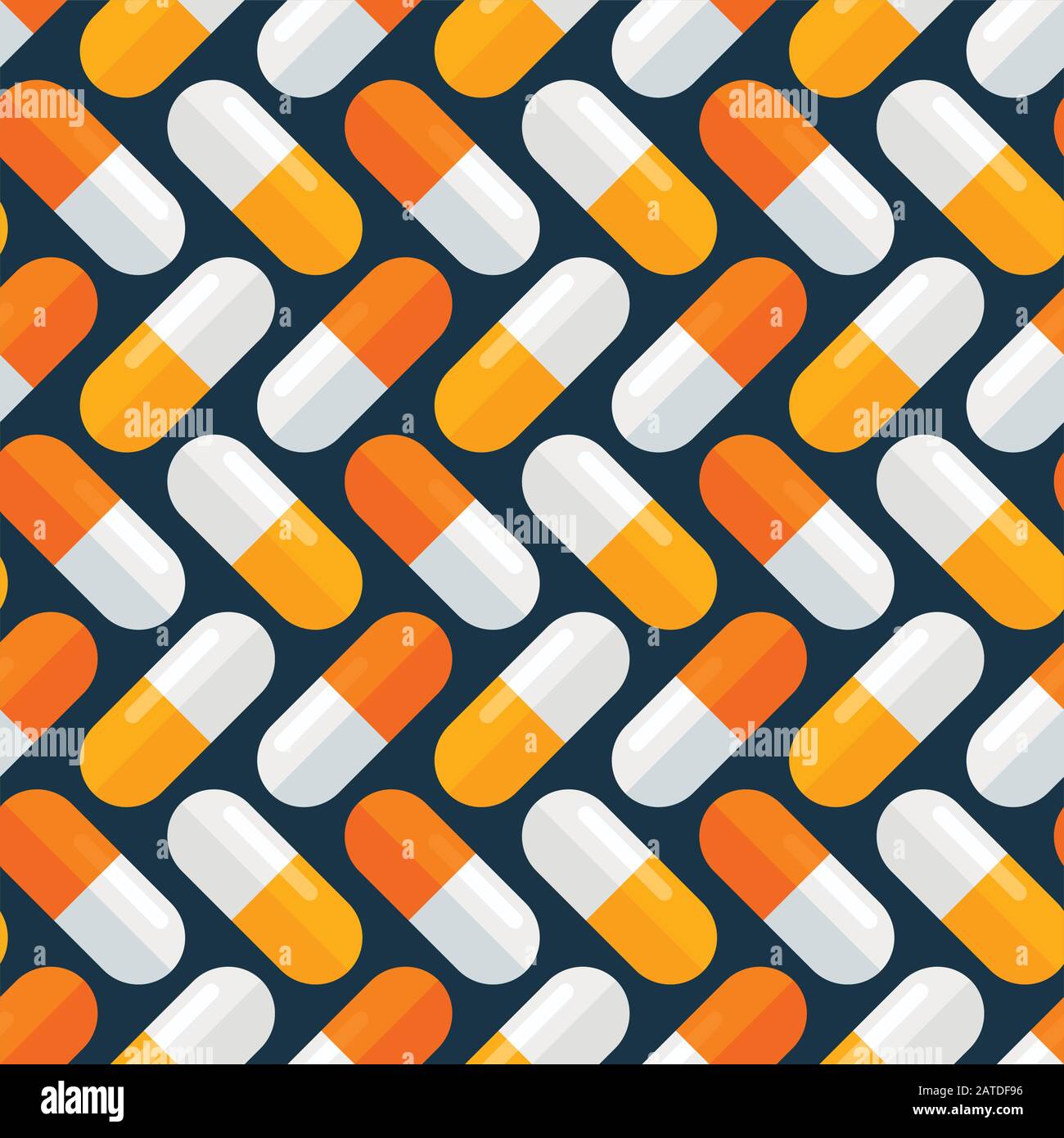 Medical pills seamless pattern. Stylized medication tablets texture ...