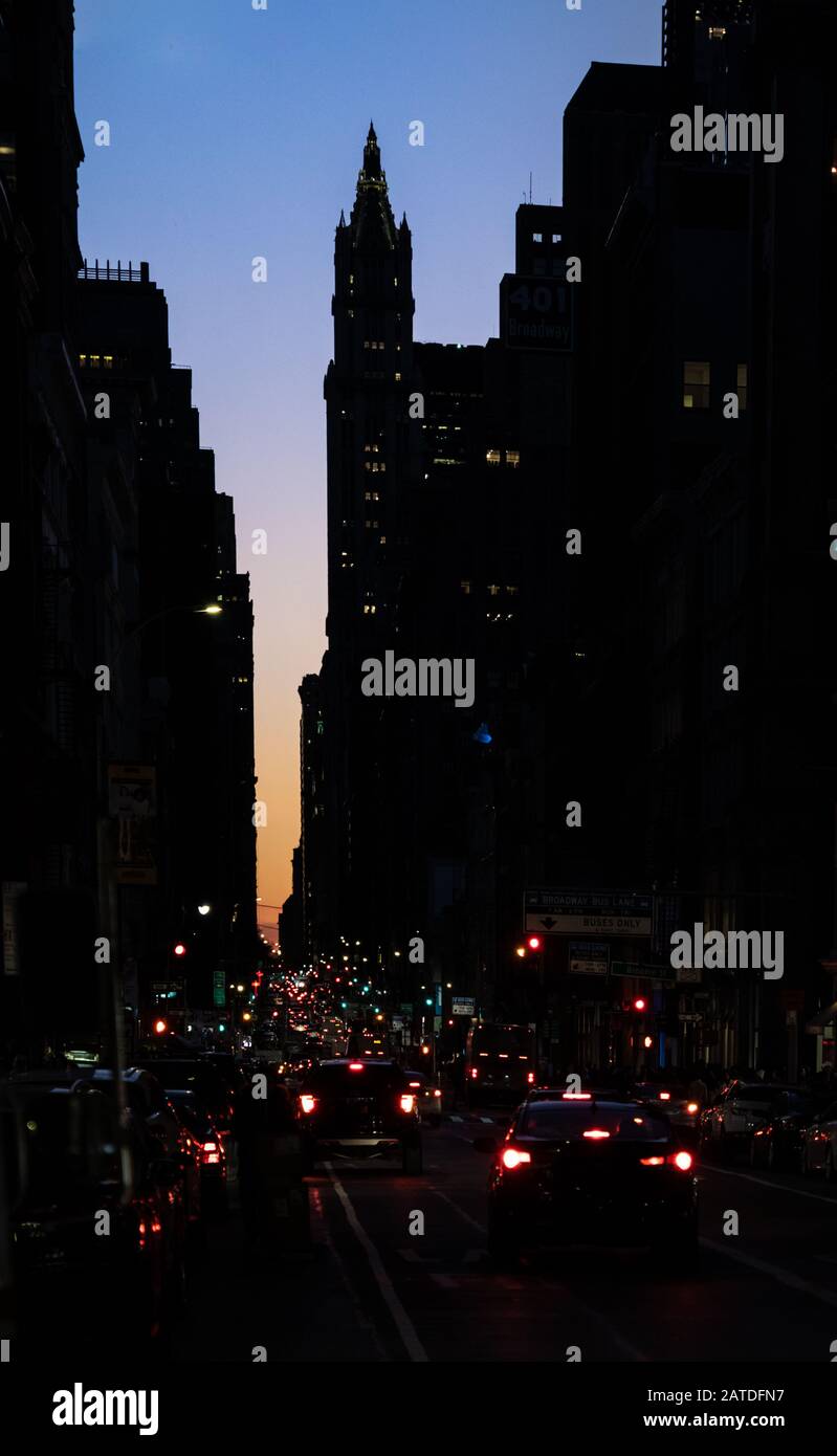 Soho skyline dusk hi-res stock photography and images - Alamy