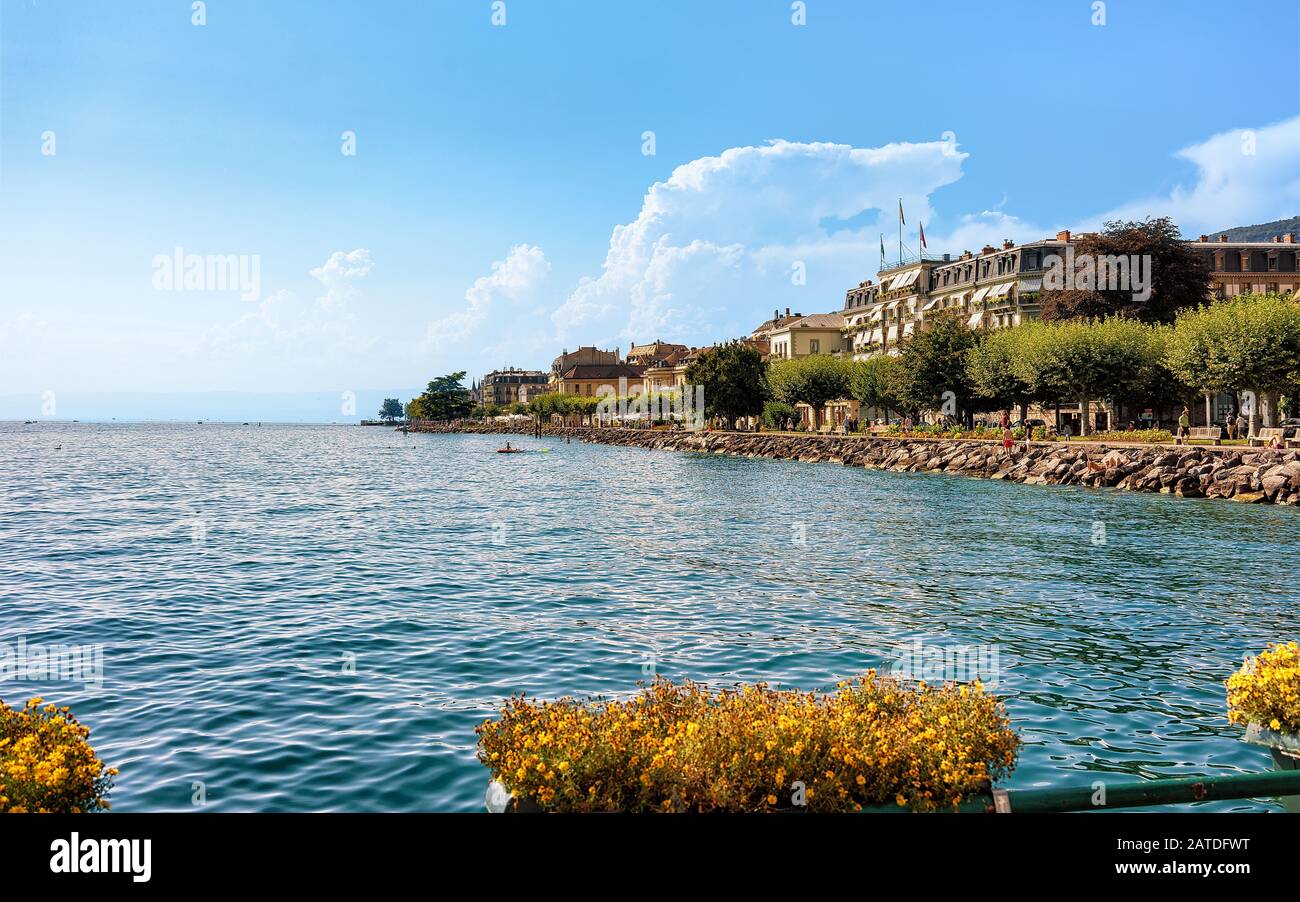 Vevey old town town city hi-res stock photography and images - Alamy