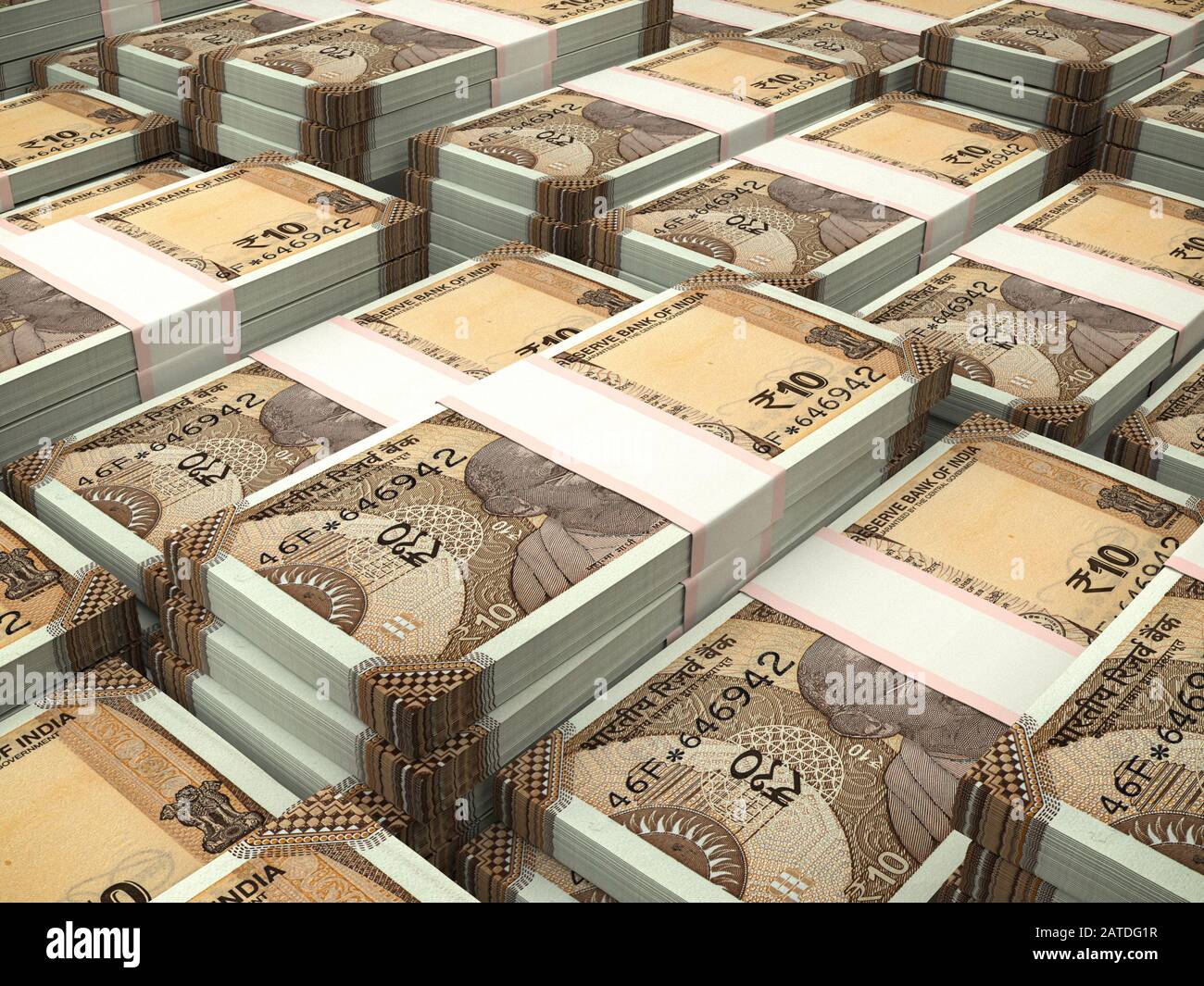 INR. Indian currency. Money of India business background. Indian Rupees ...