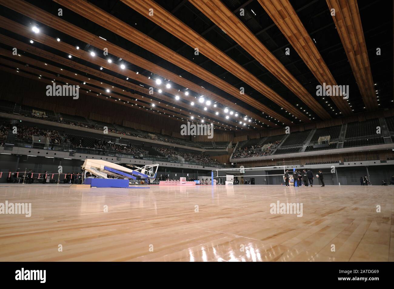 Tokyo. 2nd Feb, 2020. Photo taken on Feb. 2, 2020 shows the main arena ...