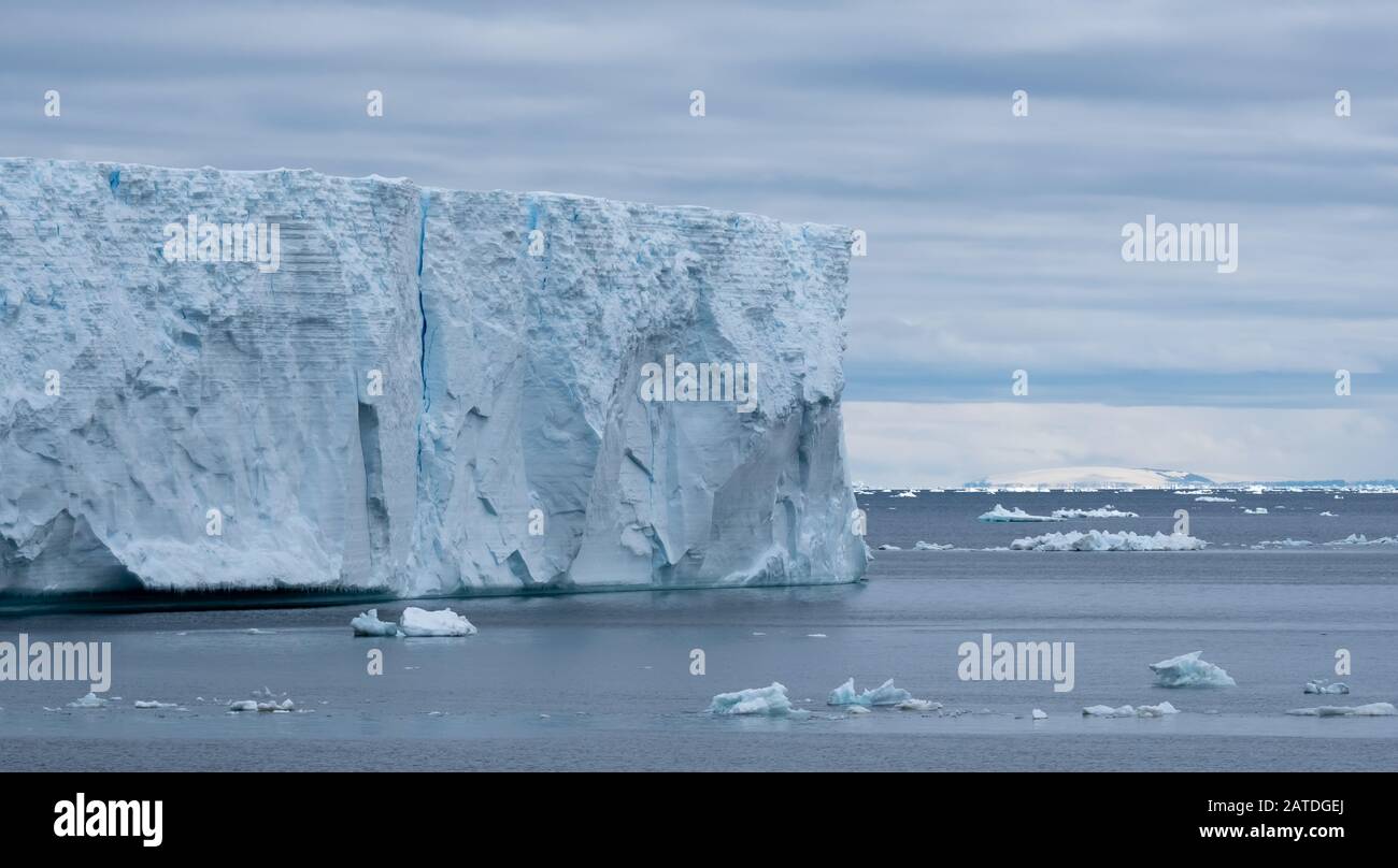 Navigating among enormous icebergs, including the largest ever B-15 ...
