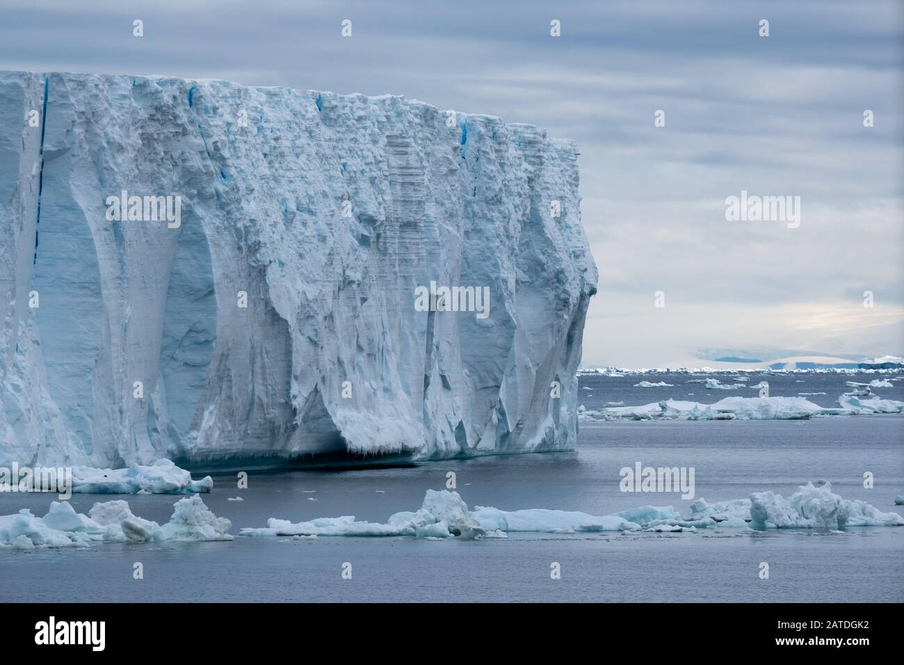Navigating among enormous icebergs, including the largest ever B-15 ...