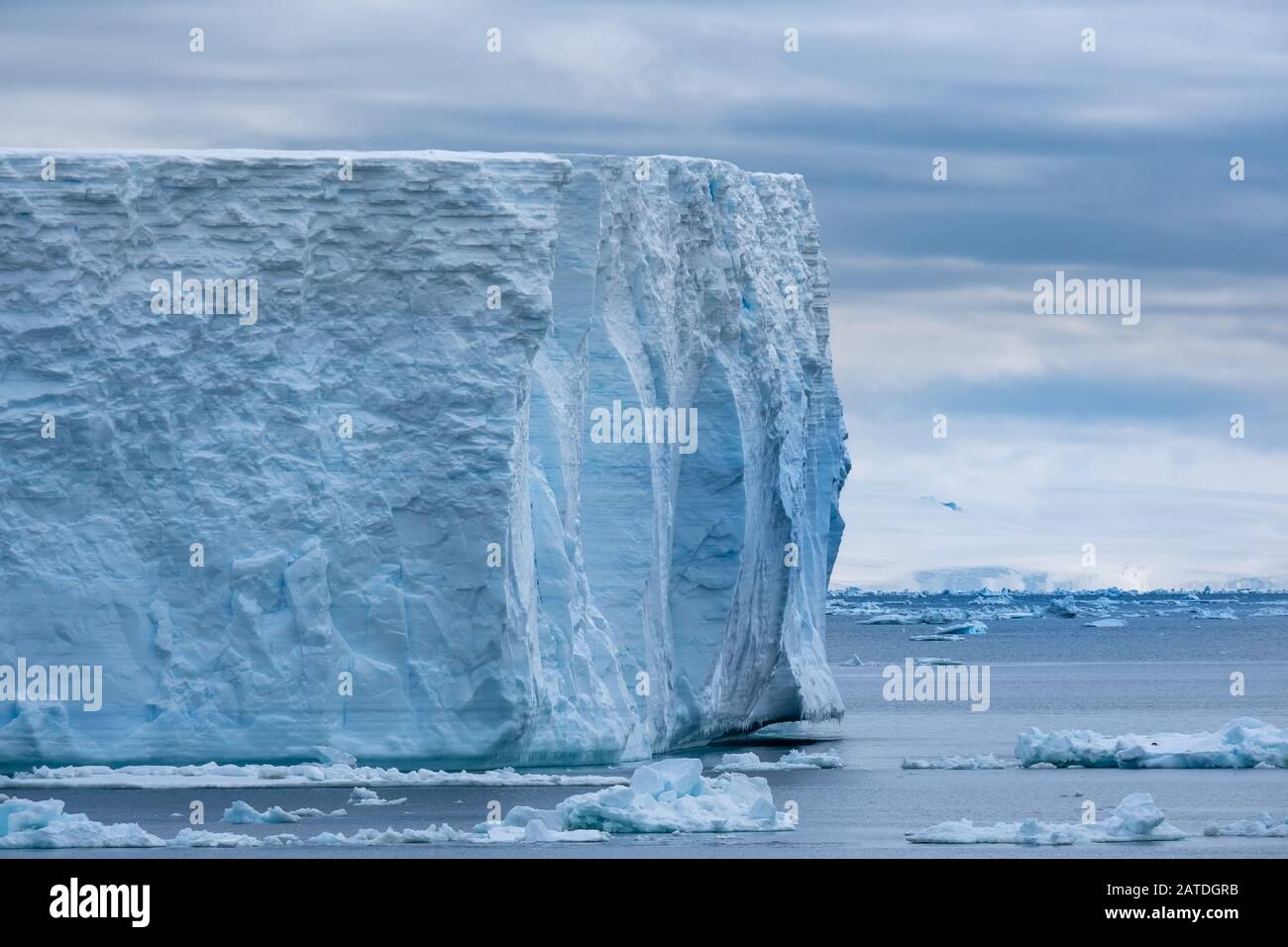 Navigating among enormous icebergs, including the largest ever B-15 ...