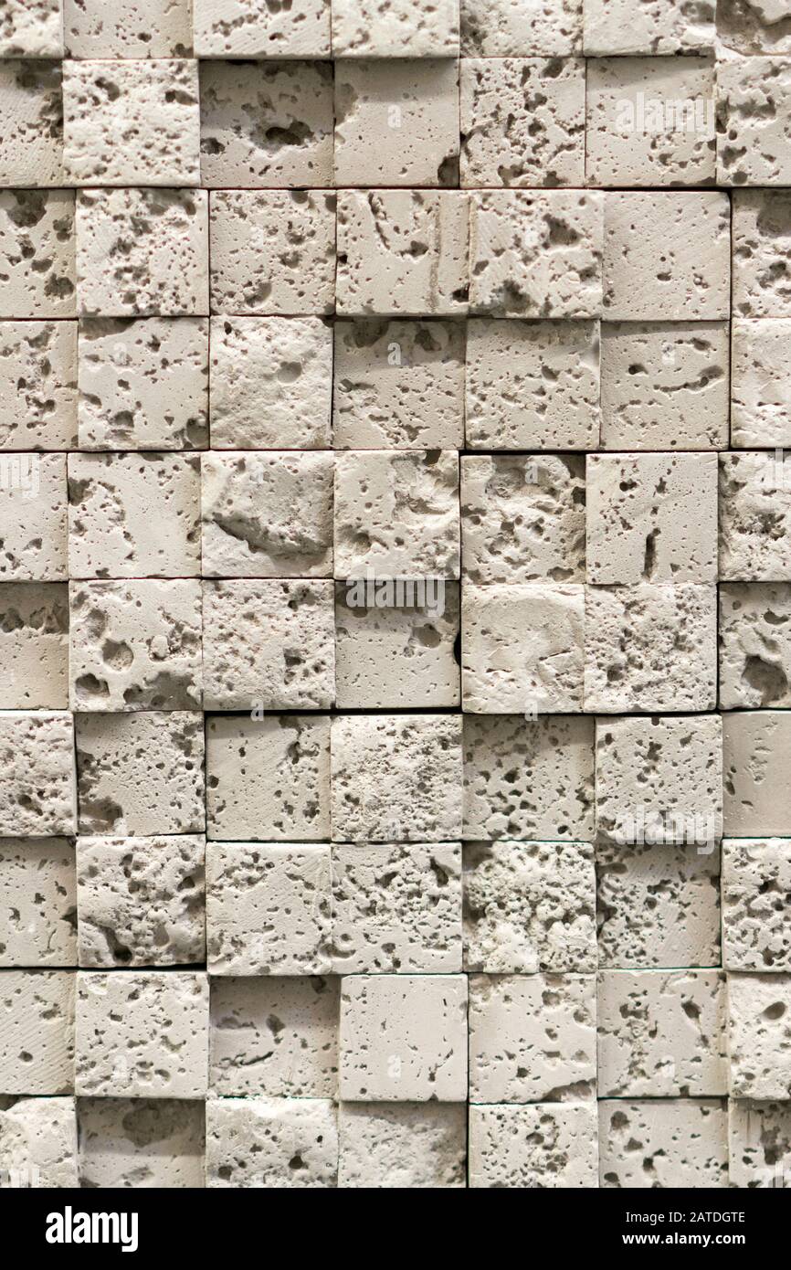 Square grey pebbles for decoration. Stone background Stock Photo - Alamy