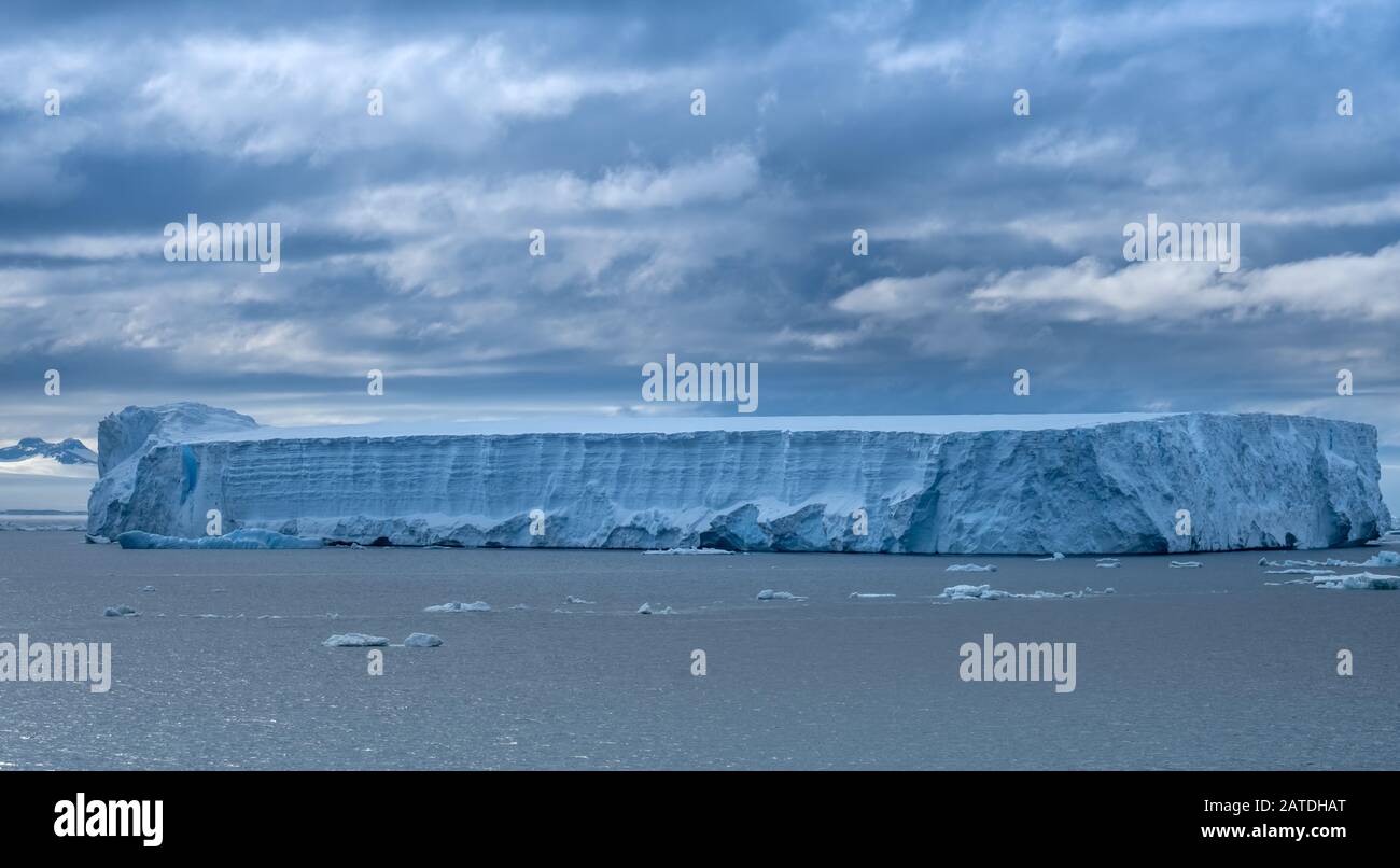 Navigating among enormous icebergs, including the largest ever B-15 ...