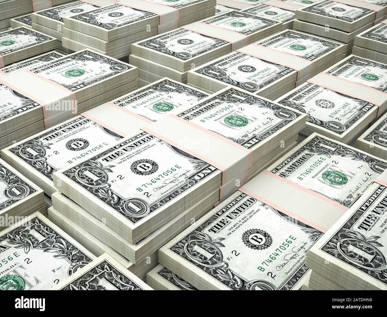 American currency background. Dollars of United States of America. US ...