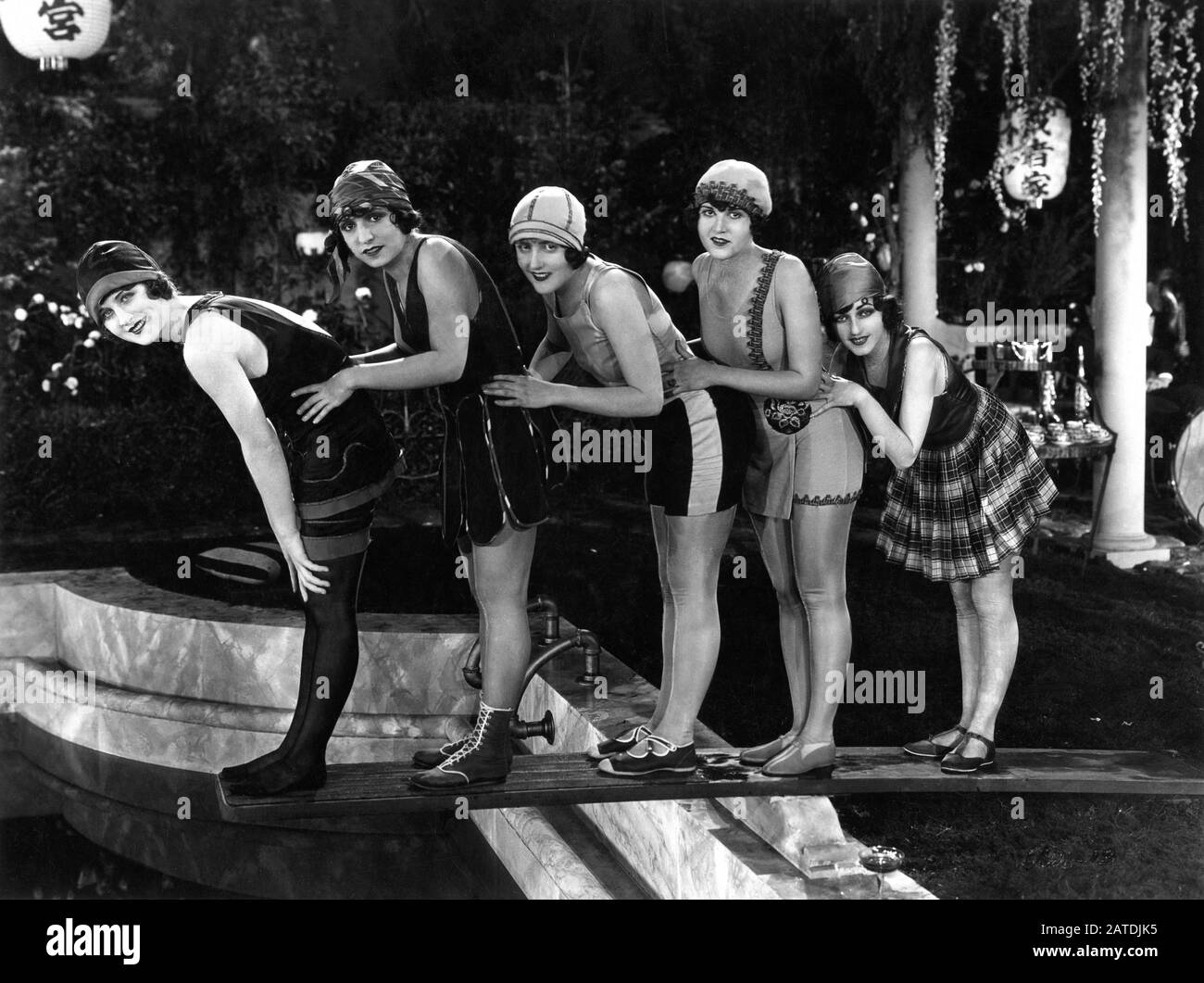 NORMA SHEARER ( at left ) and Fellow Flappers in EMPTY HANDS 1924 director VICTOR FLEMING film ...