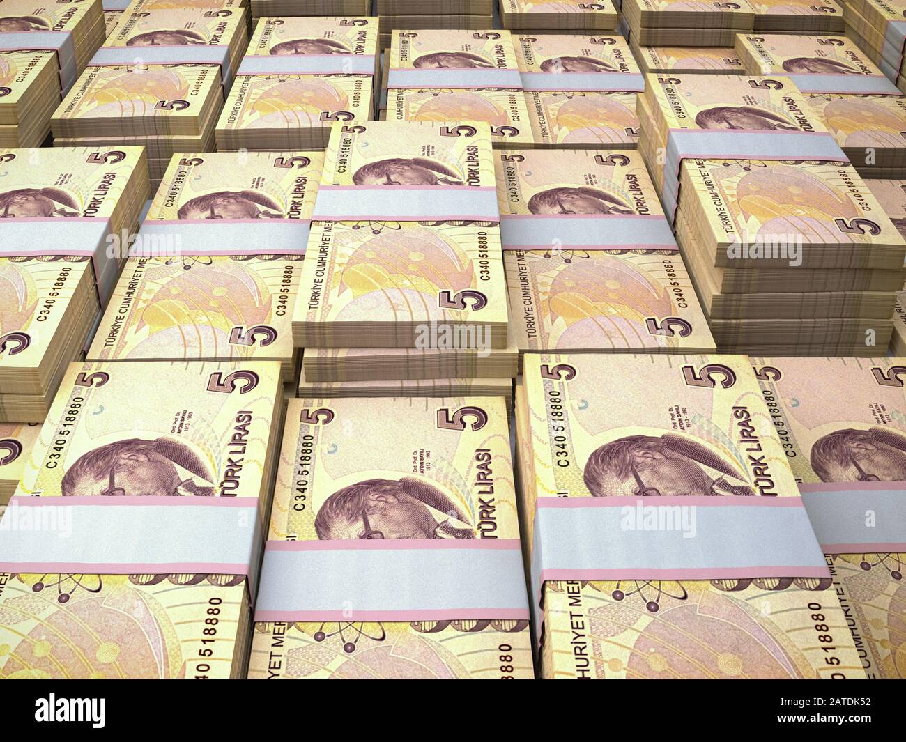 TRY. Turkish currency. Money of Turkey business background. Turkish ...