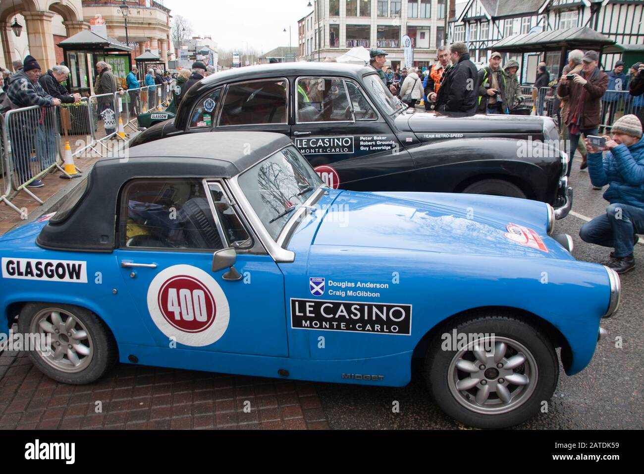 Monte Carlo Rally Banbury 2020 MG Midget Stock Photo - Alamy