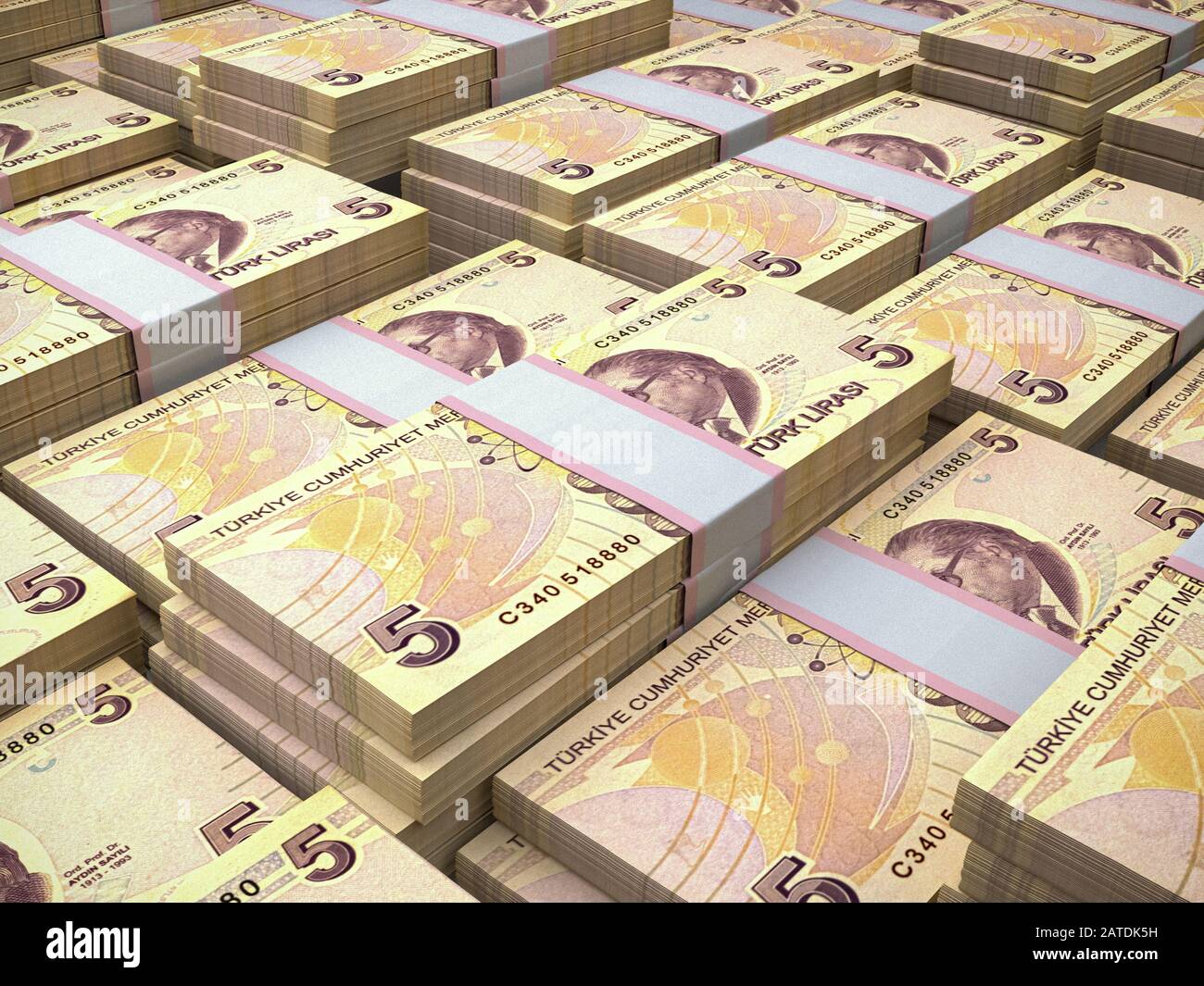 TRY. Turkish currency. Money of Turkey business background. Turkish ...