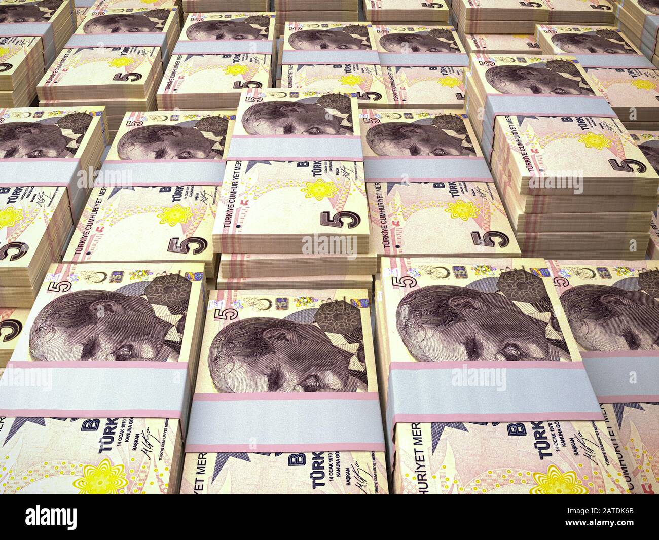 TRY. Turkish currency. Money of Turkey business background. Turkish ...