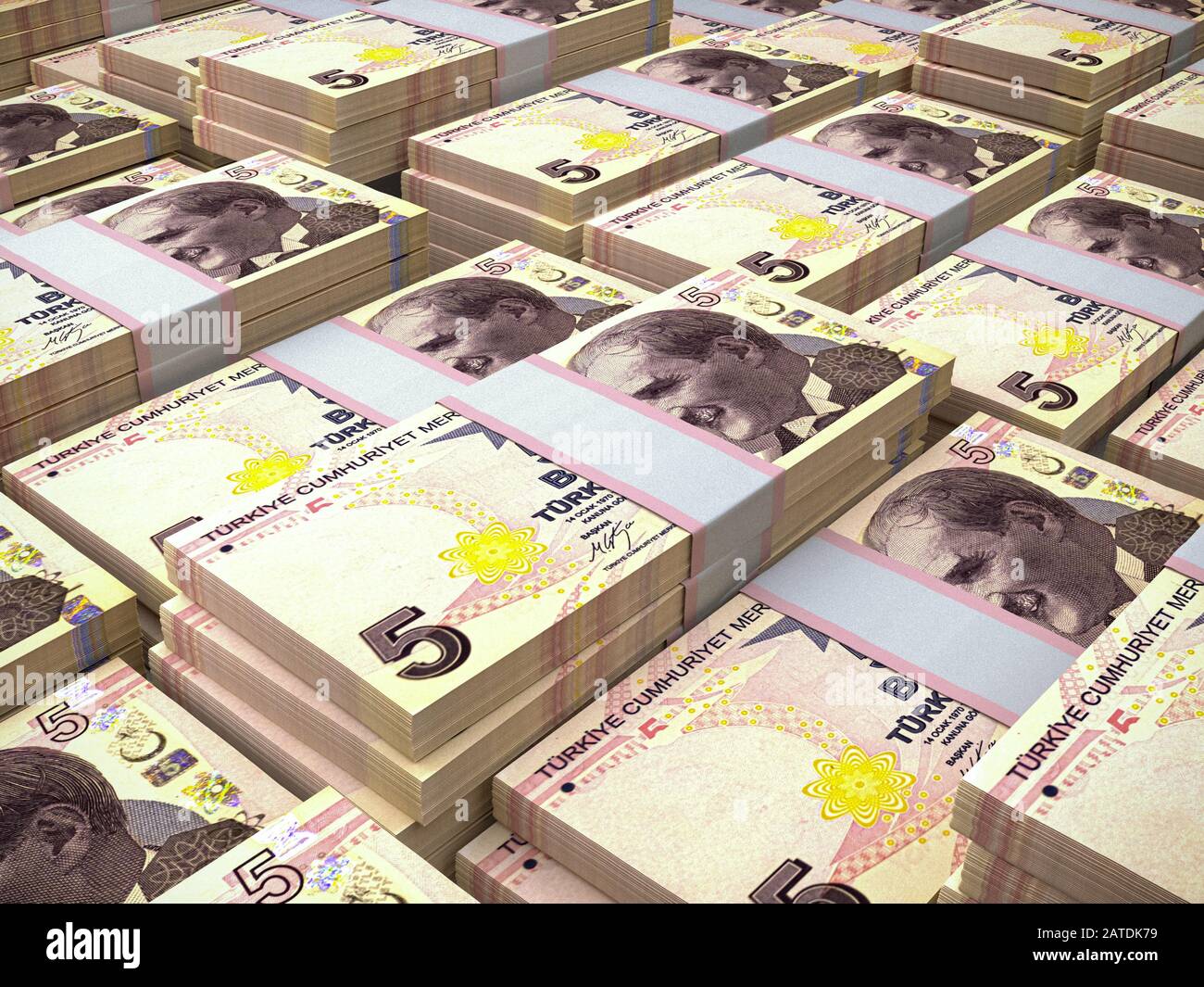 TRY. Turkish currency. Money of Turkey business background. Turkish ...