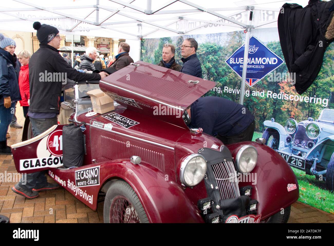 Monte Carlo Rally Banbury 2020 Riley Sprite Stock Photo - Alamy