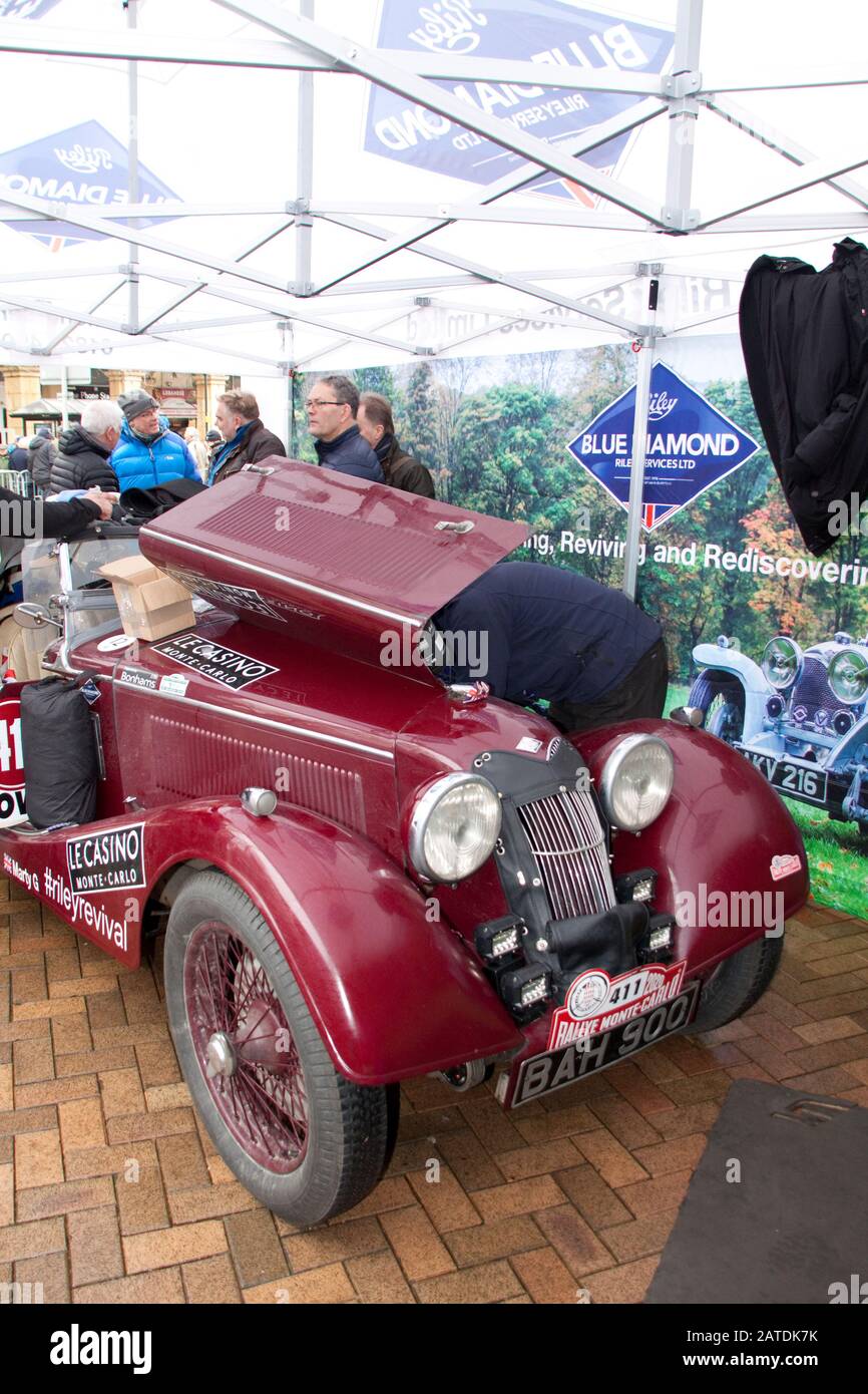 Monte Carlo Rally Banbury 2020 Riley Sprite Stock Photo - Alamy