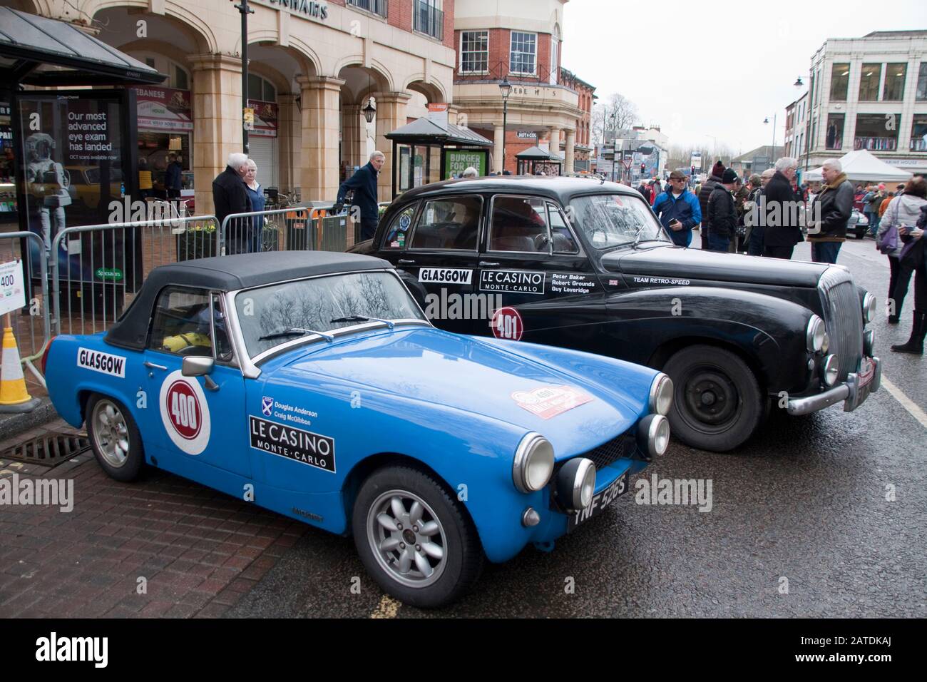 Monte Carlo Rally Banbury 2020 MG Midget Stock Photo - Alamy