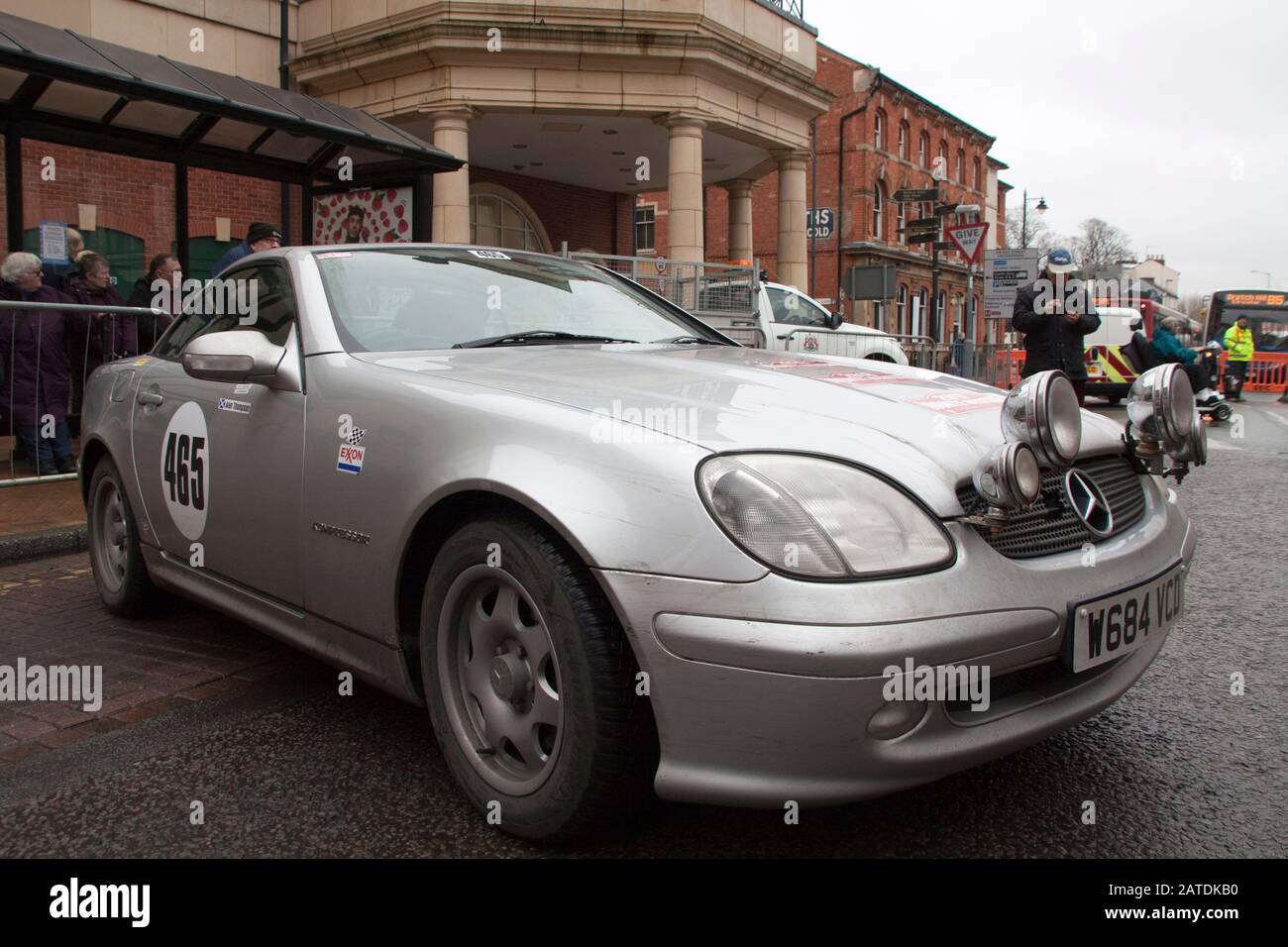 Monte Carlo Rally Banbury 2020 Mercedes SLK Stock Photo - Alamy