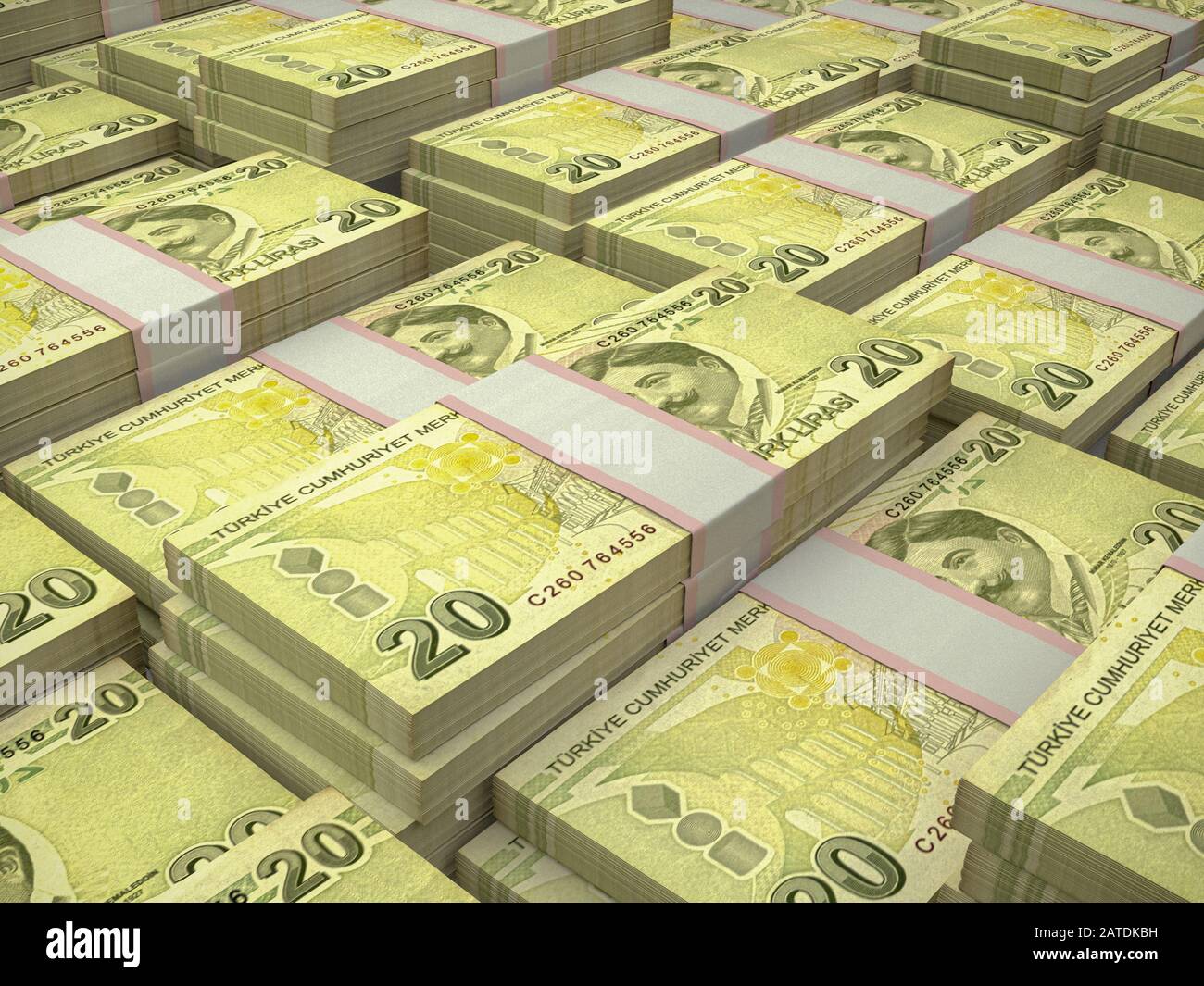 TRY. Turkish currency. Money of Turkey business background. Turkish ...