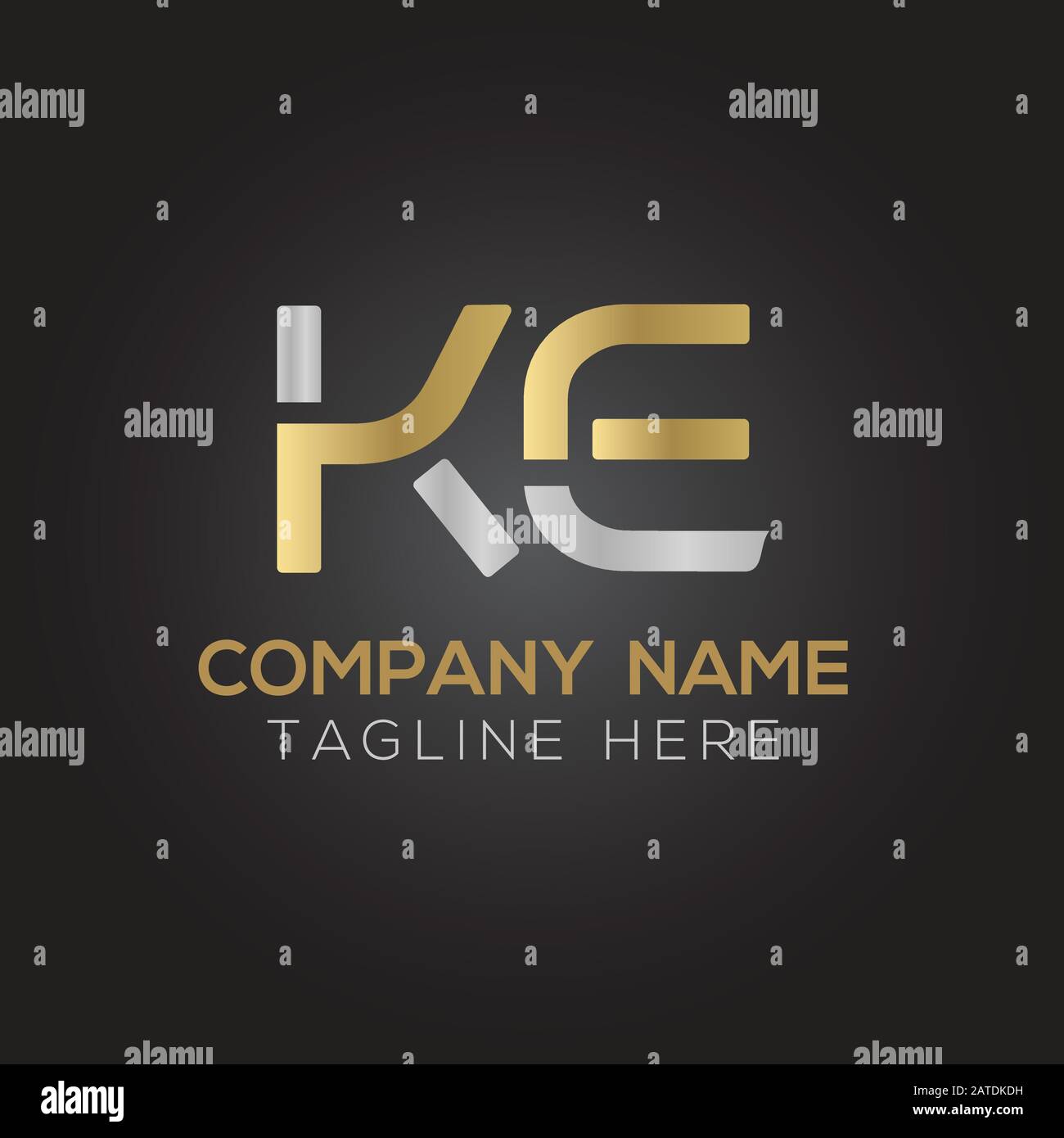 Initial ALphabet KE Logo Design vector Template. Abstract Letter KE ... Initial ALphabet KE Logo Design vector Template. Abstract Letter KE ...