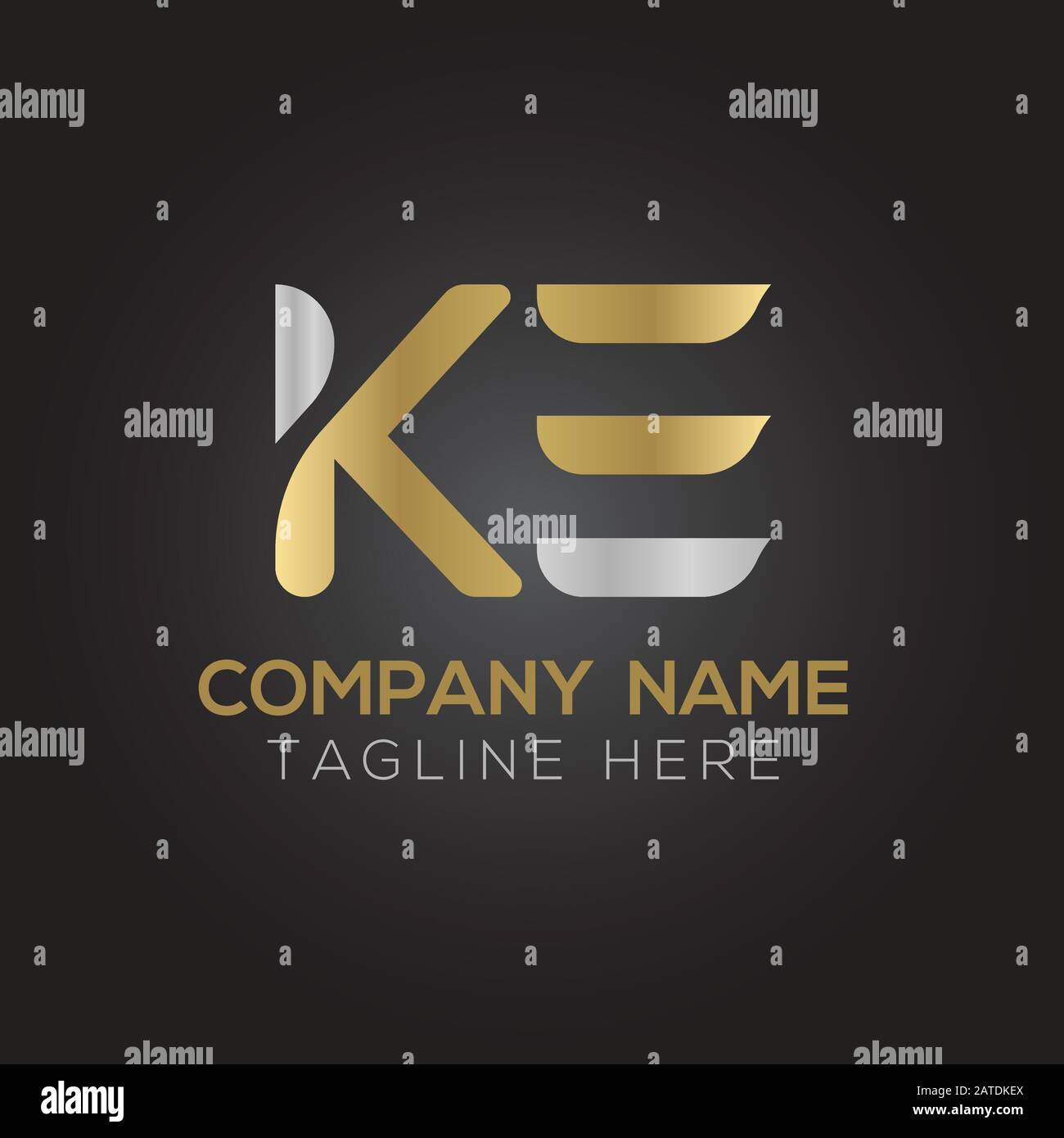 Initial ALphabet KE Logo Design vector Template. Abstract Letter KE ... Initial ALphabet KE Logo Design vector Template. Abstract Letter KE ...