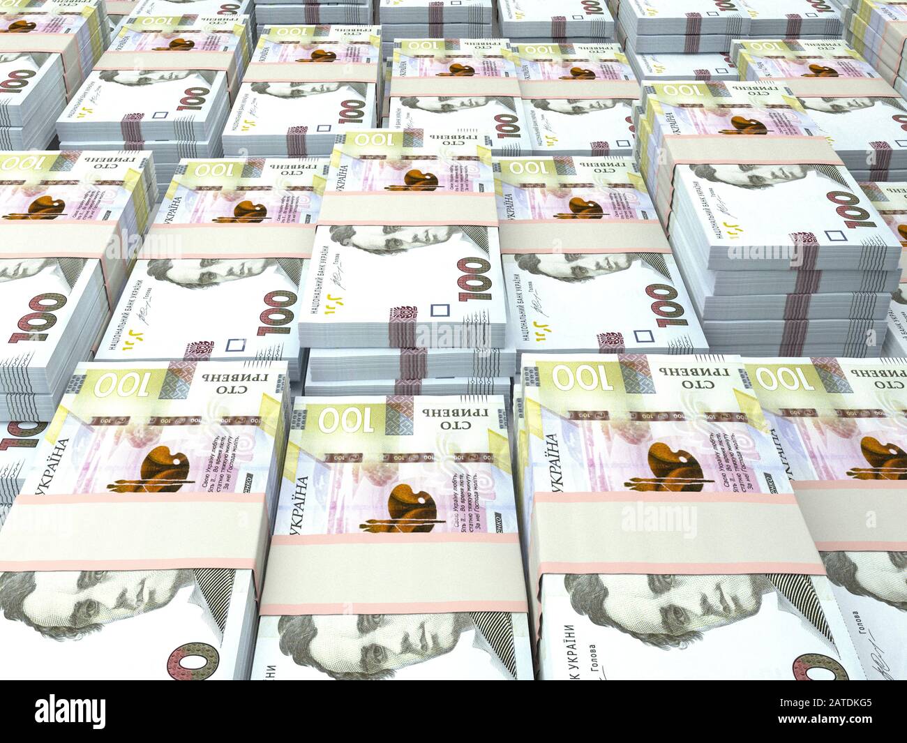 UAH. Money of Ukraine. Ukrainian currency. Hryvnia. Kyiv Stock Photo ...