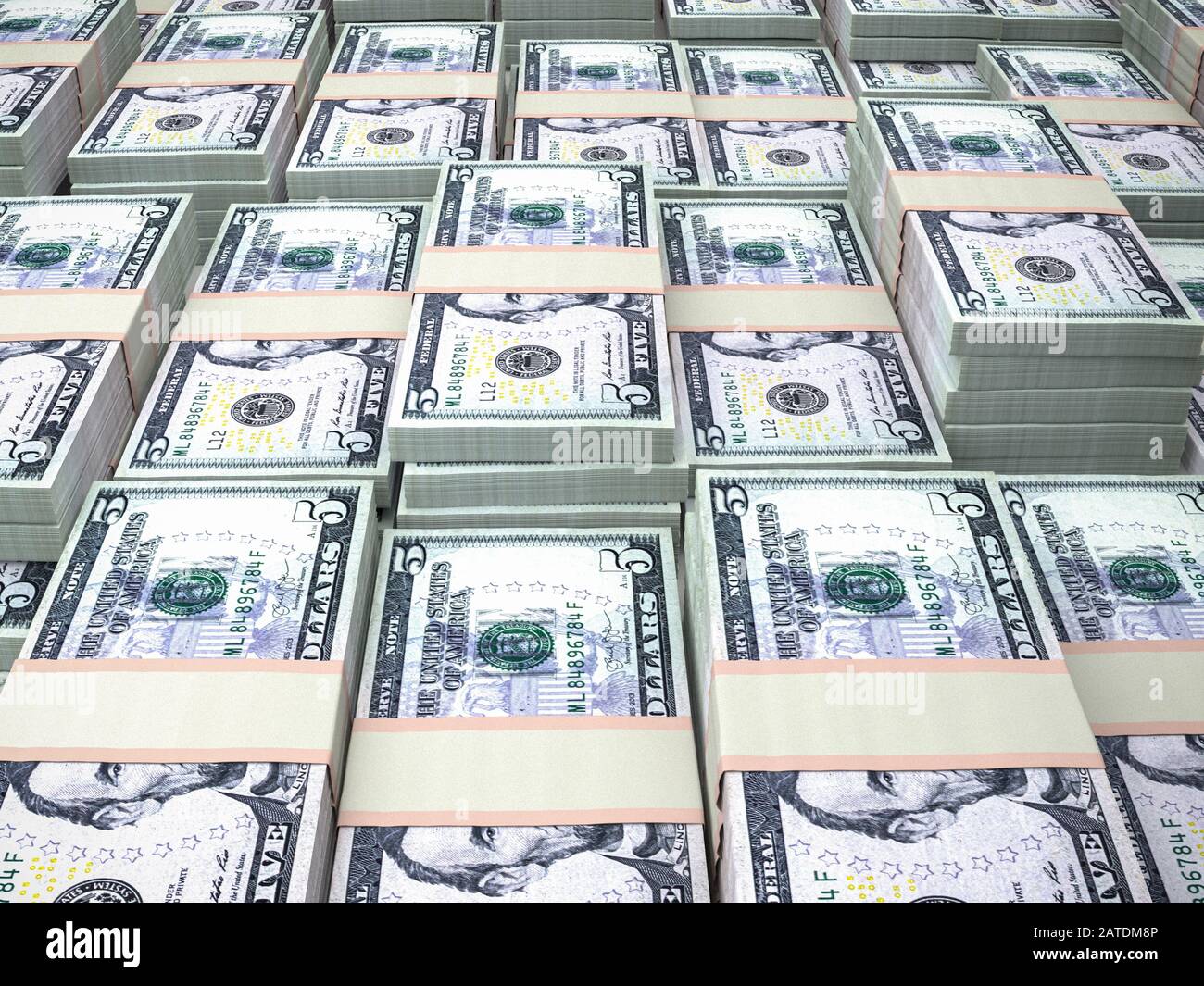 American currency background. Dollars of United States of America. US ...