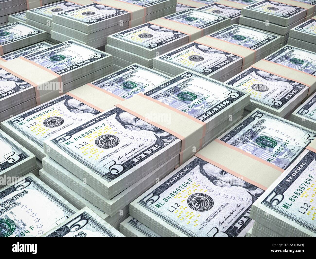 American currency background. Dollars of United States of America. US ...