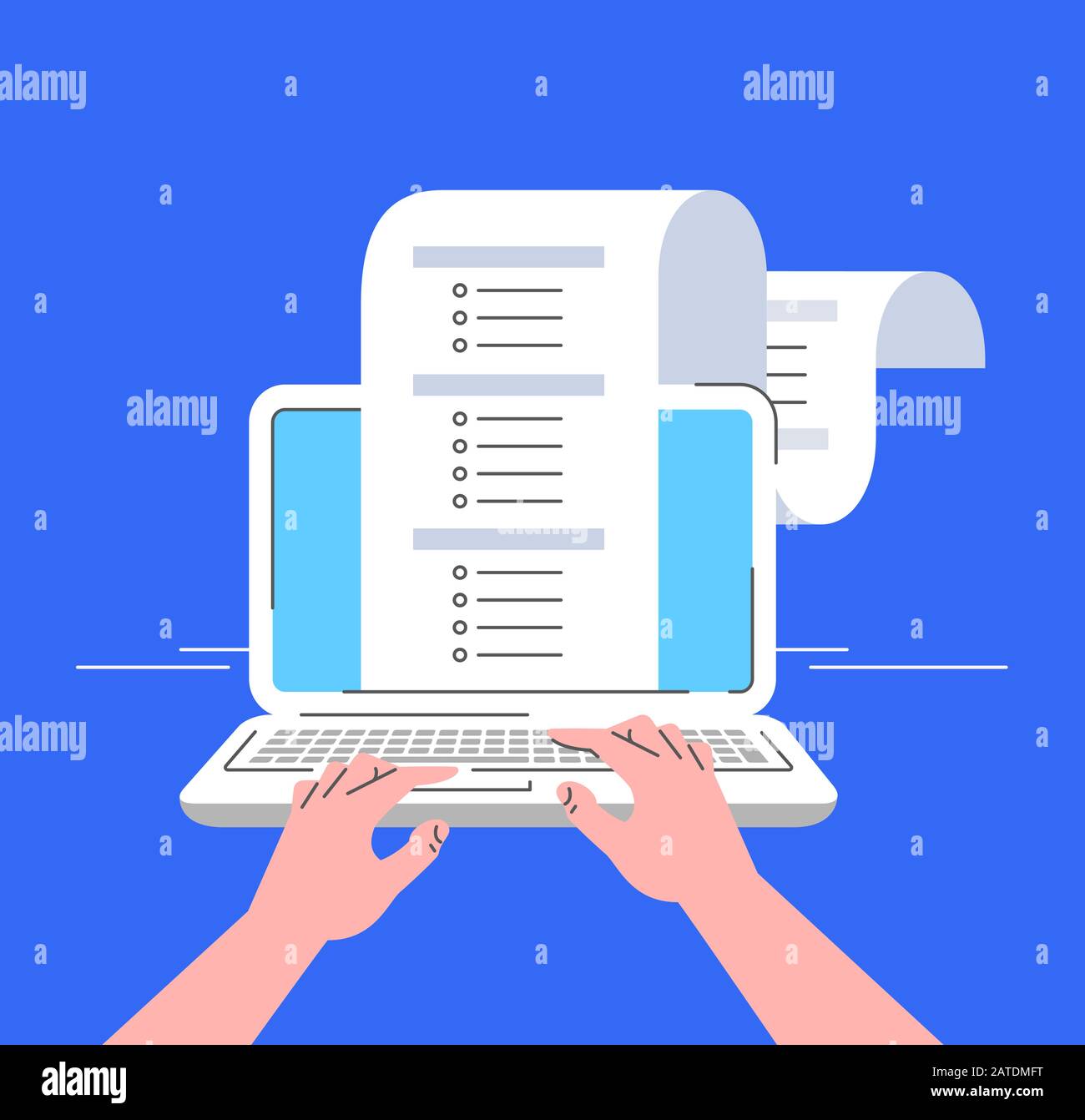 Cartoon taking test hi-res stock photography and images - Alamy