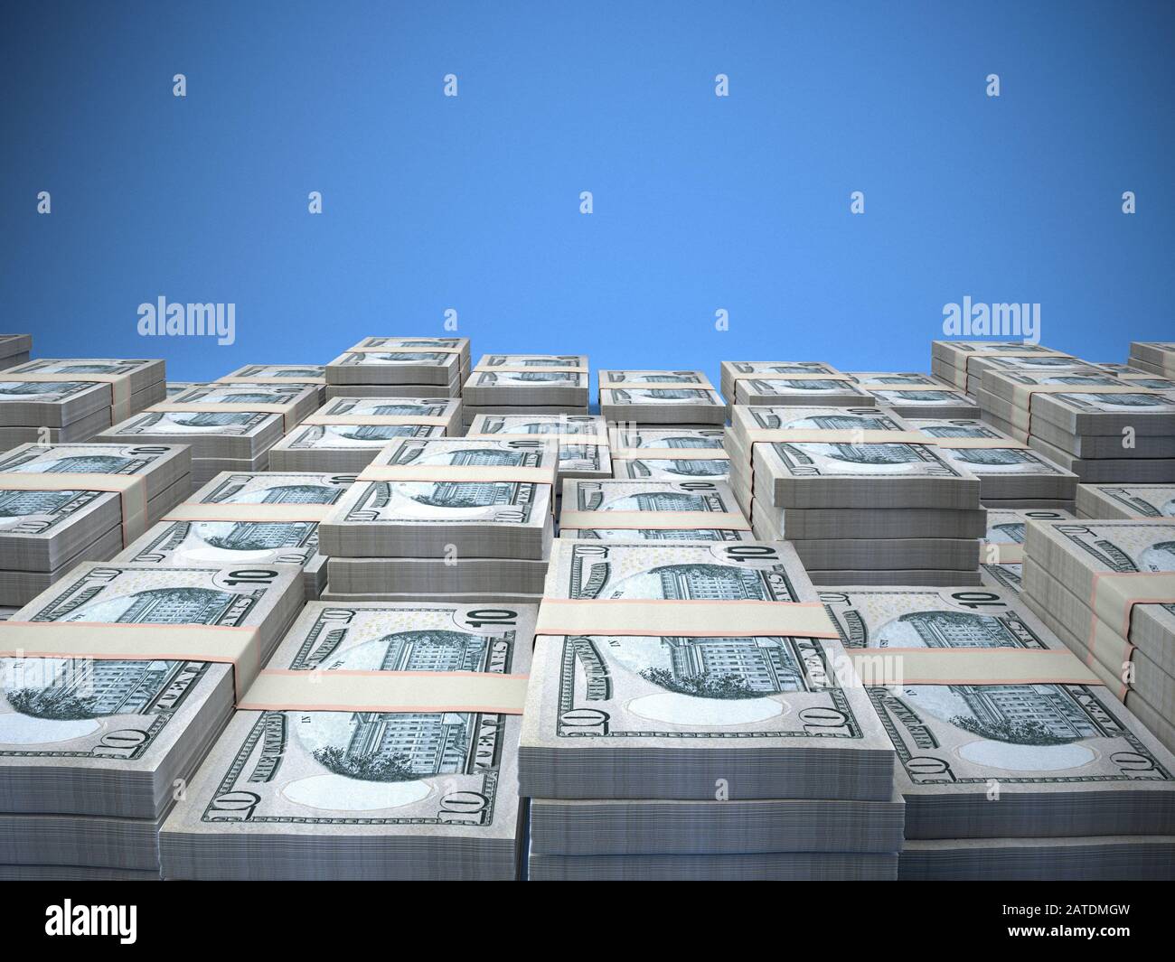 American currency background. Dollars of United States of America. US ...