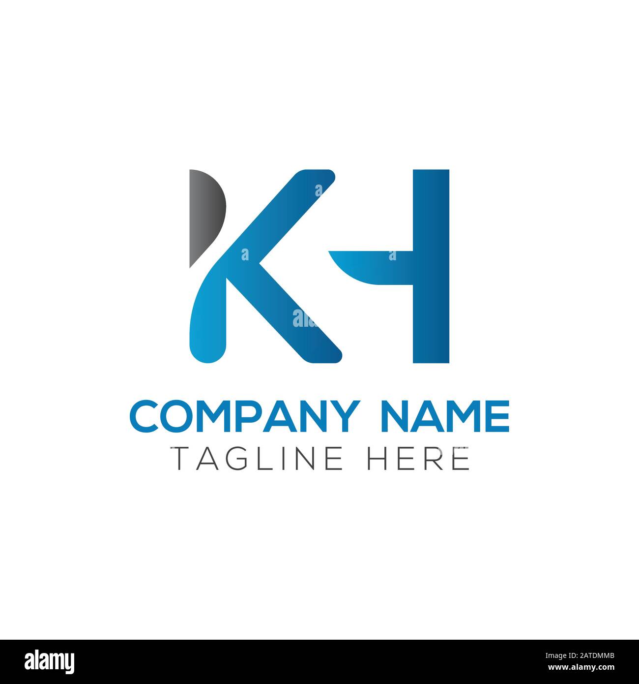 Initial ALphabet KH Logo Design Vector Template Abstract Letter KH Initial ALphabet KH Logo Design Vector Template Abstract Letter KH