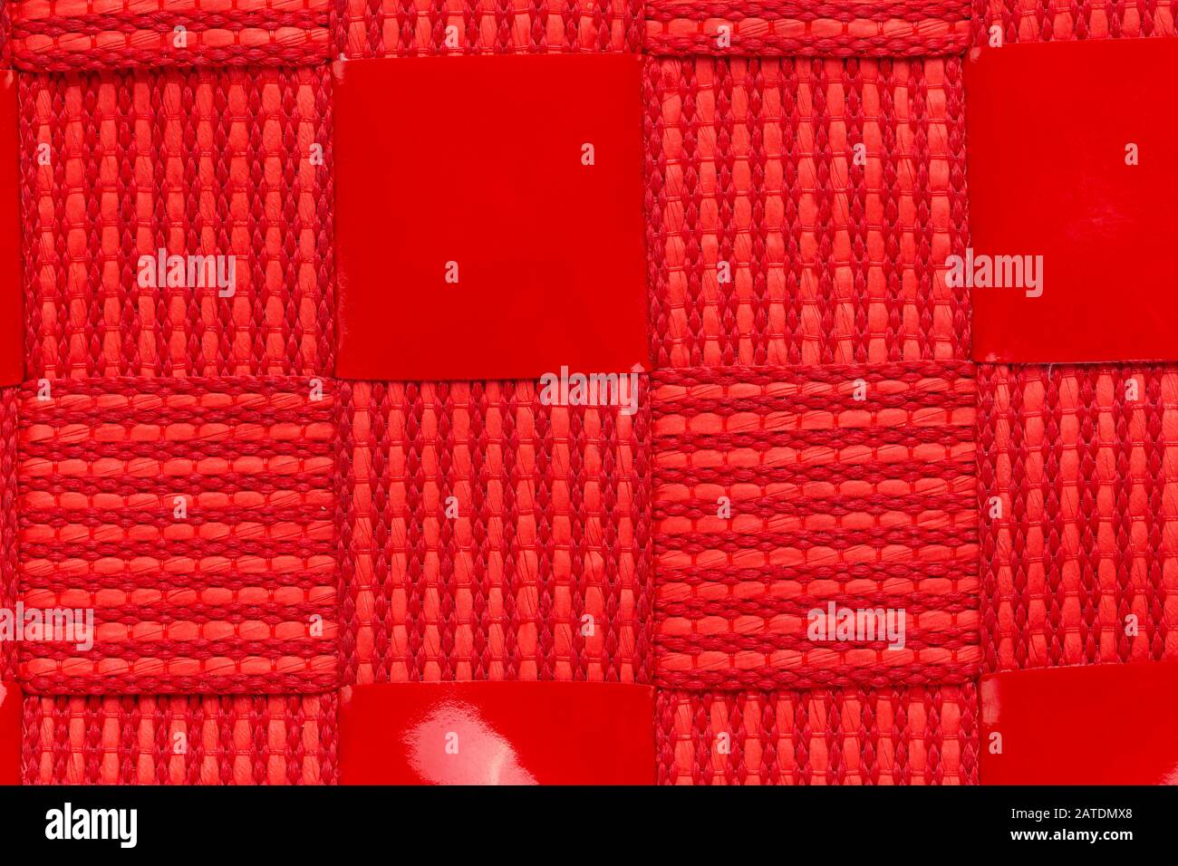 red wicker abstract background. Combined background of textile and ...
