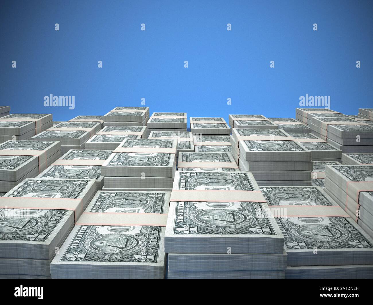 American currency background. Dollars of United States of America. US ...