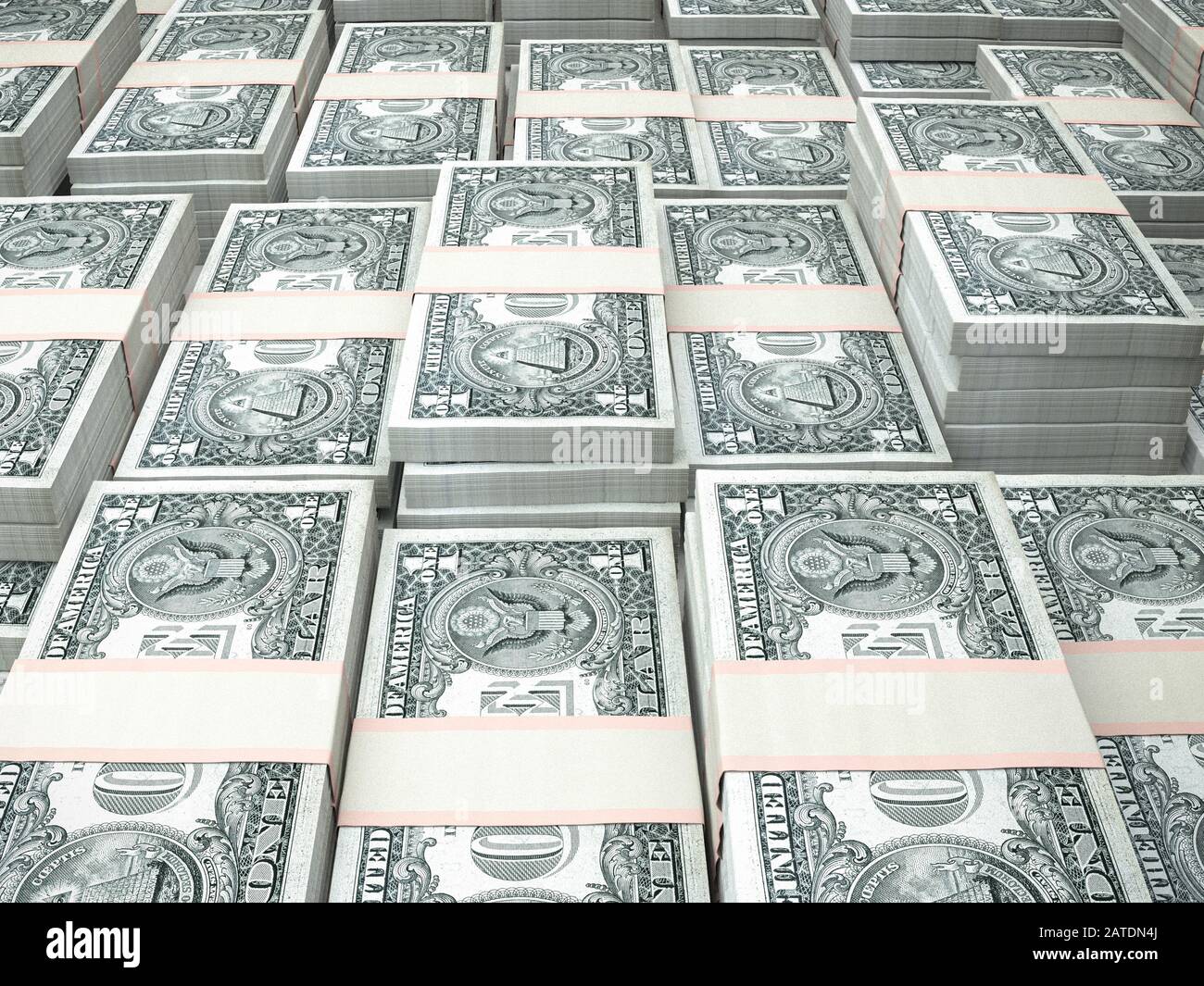American currency background. Dollars of United States of America. US ...