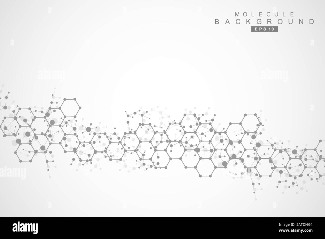 Structure Molecule And Communication Dna Atom Neurons Scientific Concept For Your Design