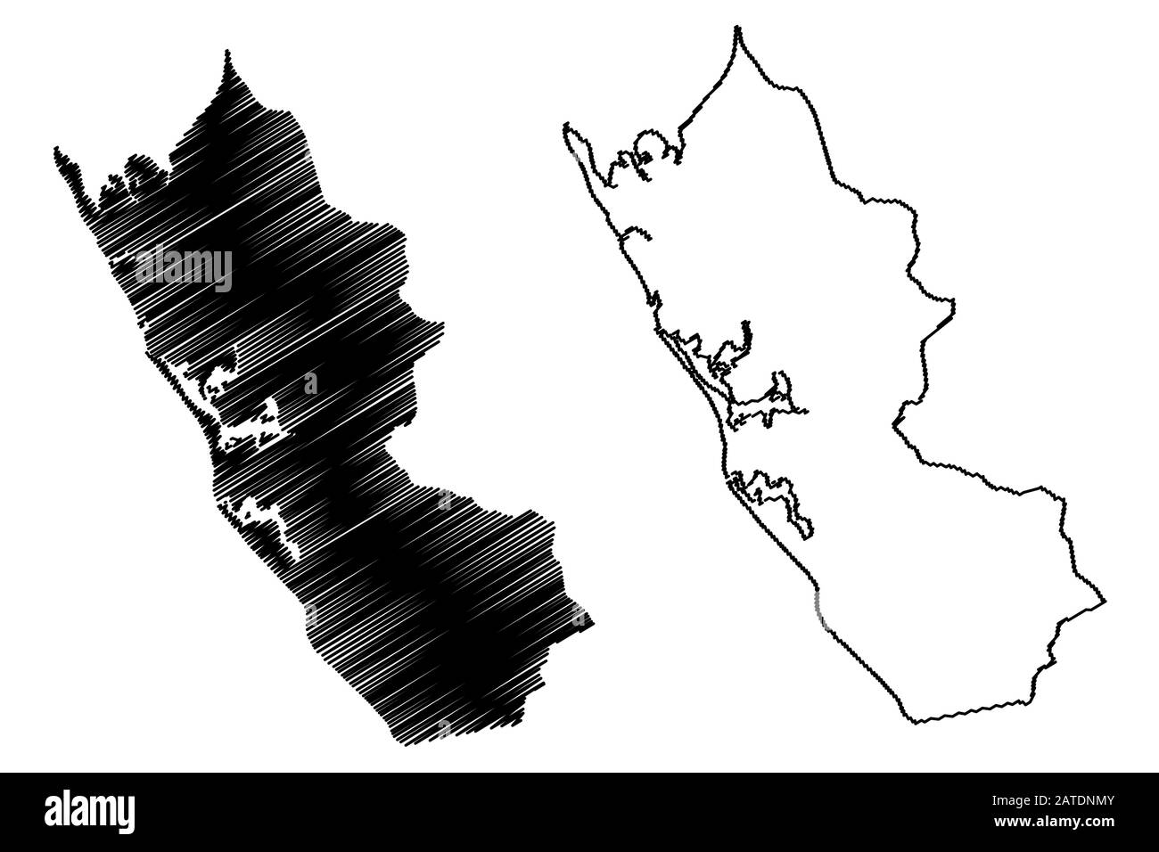 Ogooue-Maritime Province (Subdivisions of Gabon, Gabonese Republic) map ...