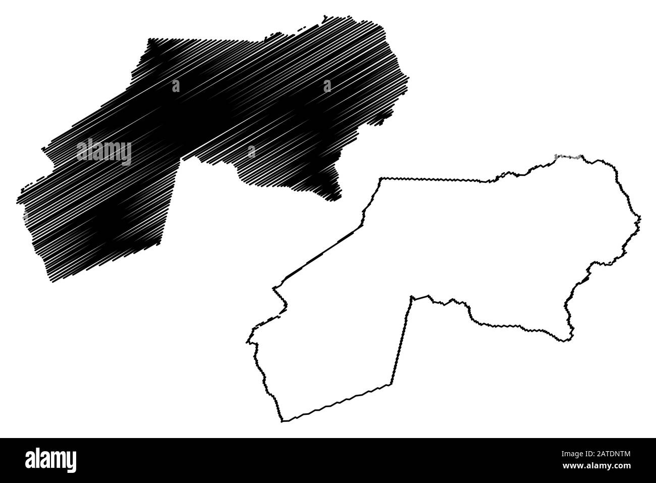Ogooue-Ivindo Province (Subdivisions of Gabon, Gabonese Republic) map ...