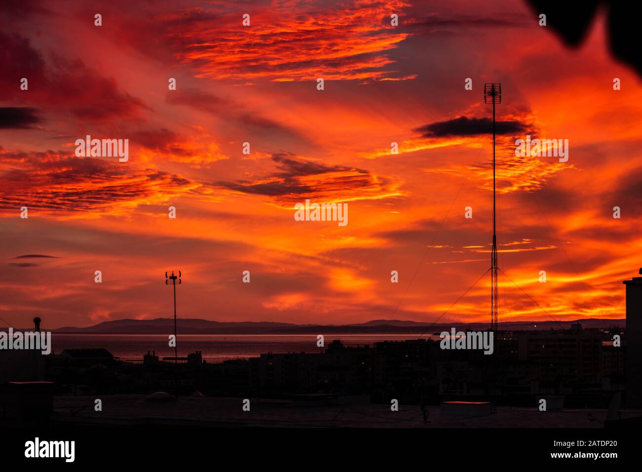 Blood red sunset hi-res stock photography and images - Alamy