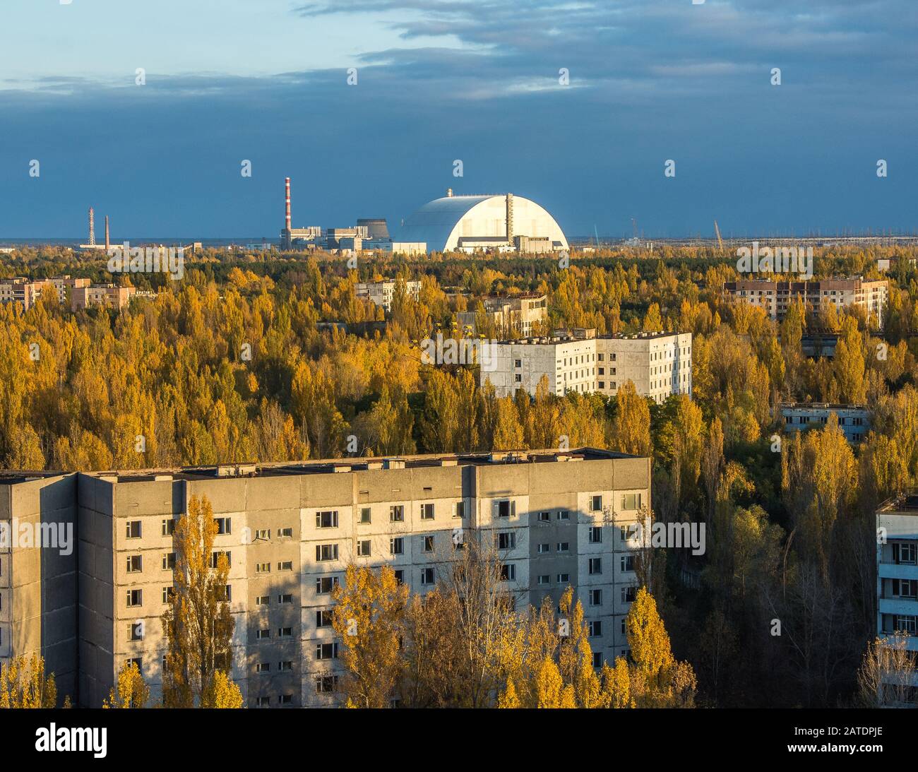 Nuclear disaster chernobyl aerial empty hi-res stock photography and ...