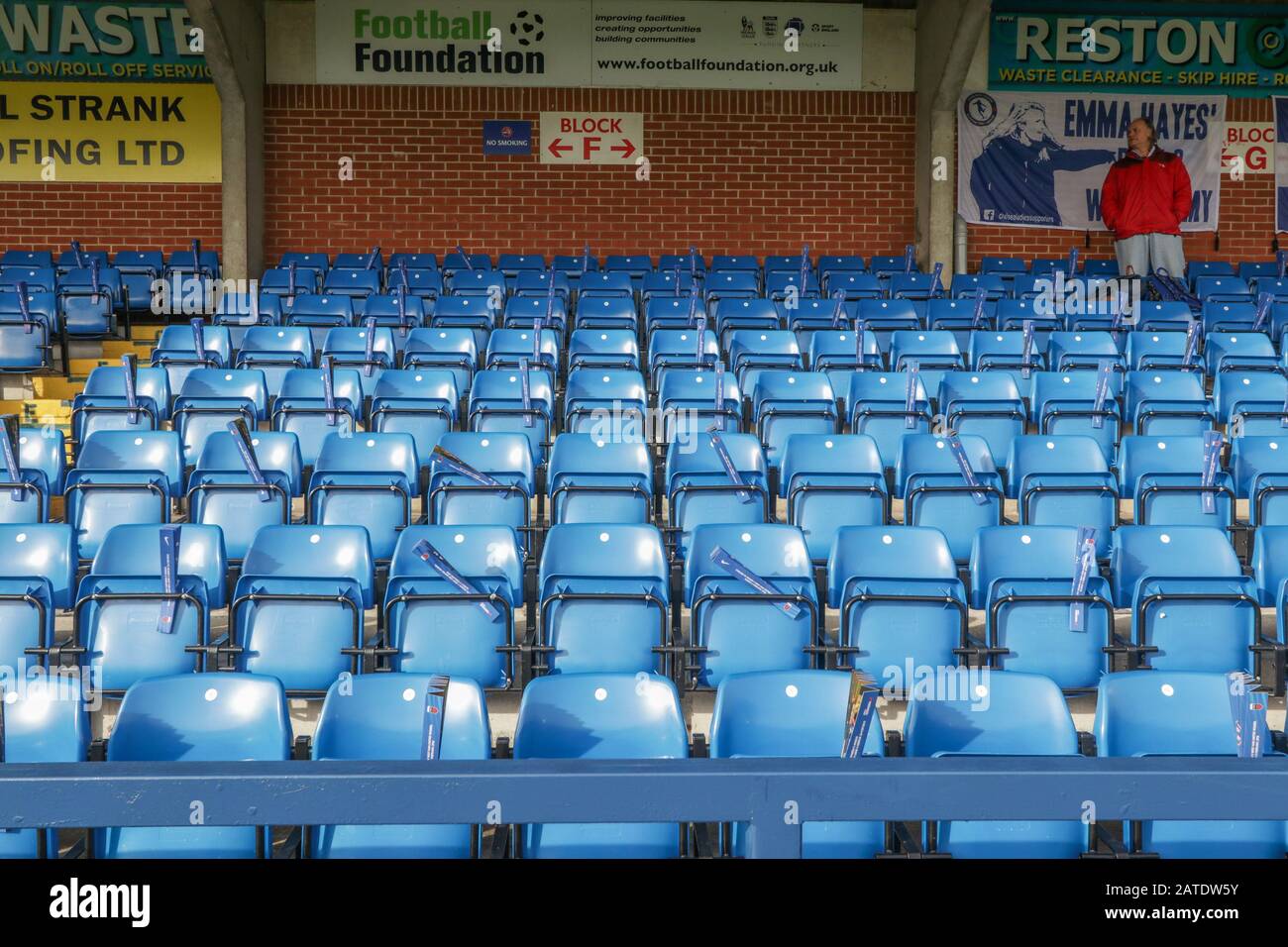 Fa womens super league match kingsmeadow stadium hi-res stock ...