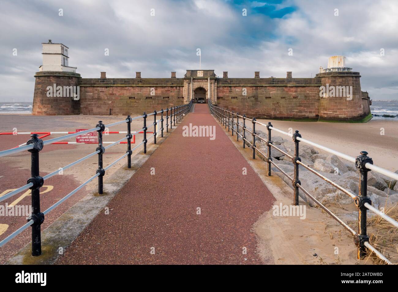 New Brighton Lighthouse or Perch Rock Lighthouse, is a decommissioned ...