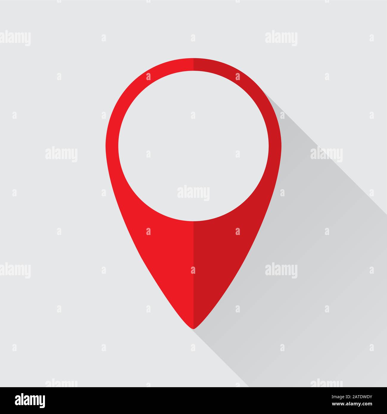 Map location mark color flat icon. Vector eps8 illustration Stock ...