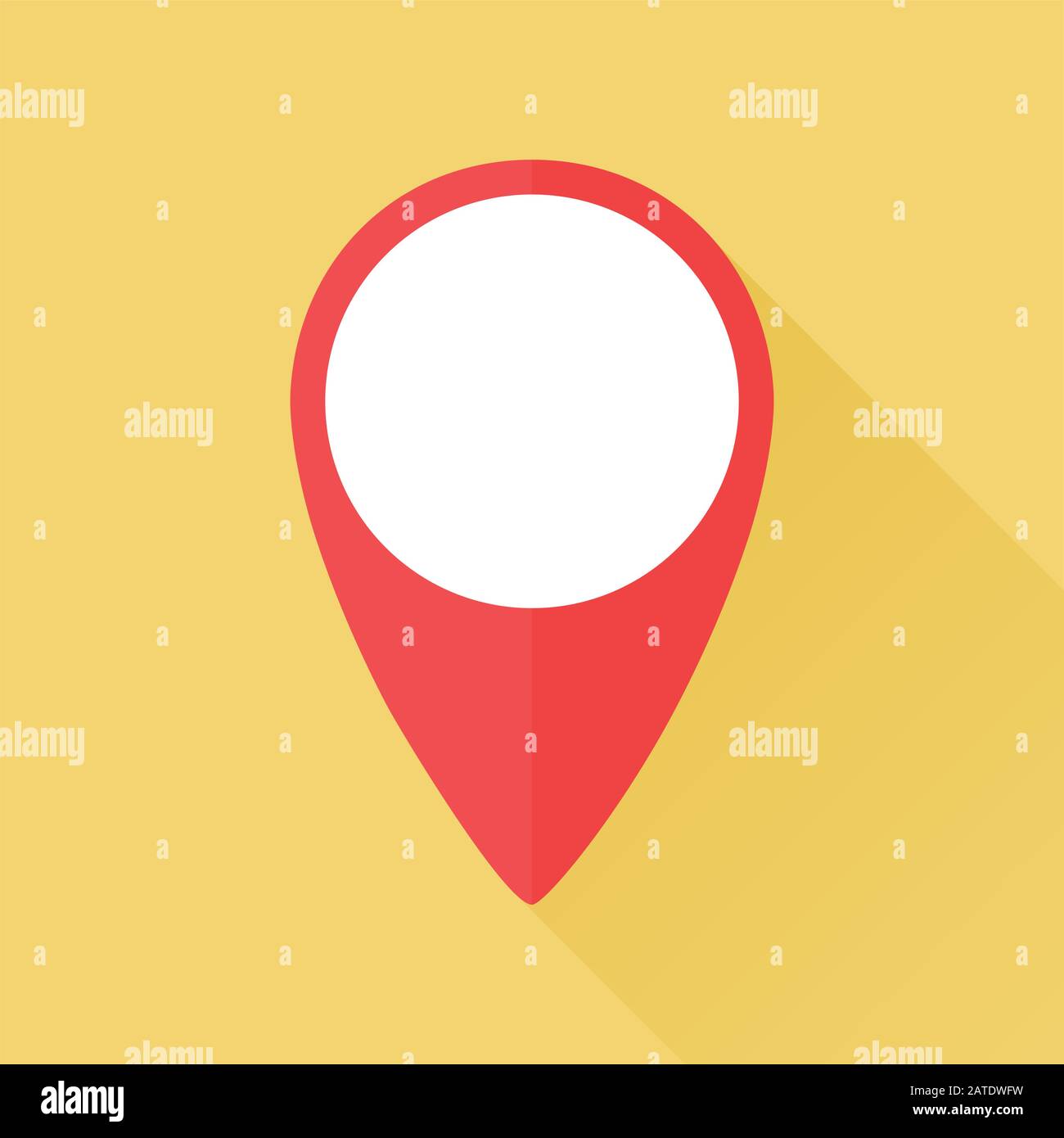Map location mark color flat icon. Vector eps8 illustration Stock ...
