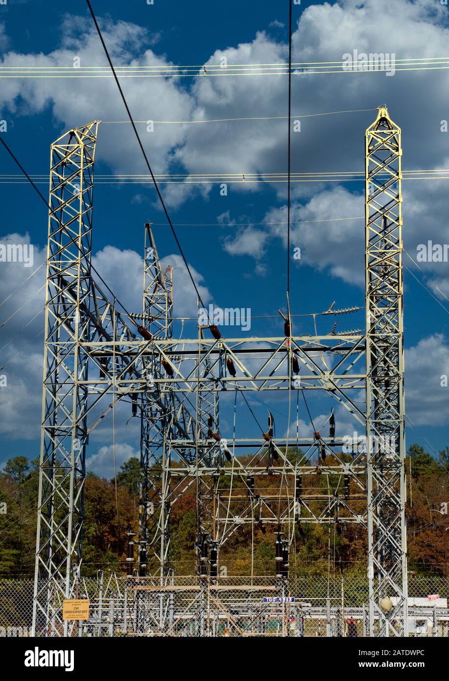 Electric High Power Station Stock Photo - Alamy