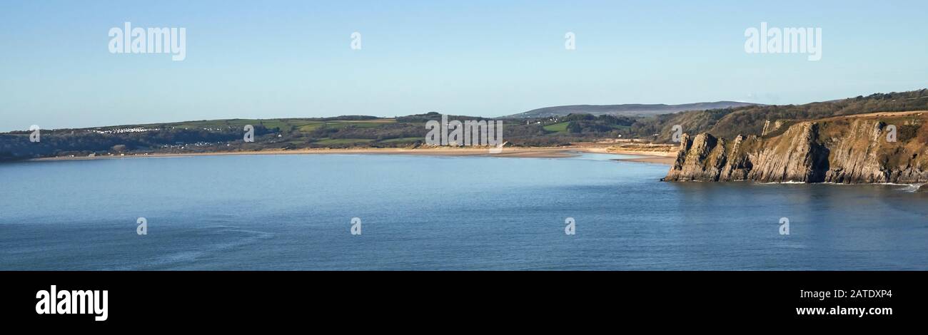 Oxwich bay hi-res stock photography and images - Alamy